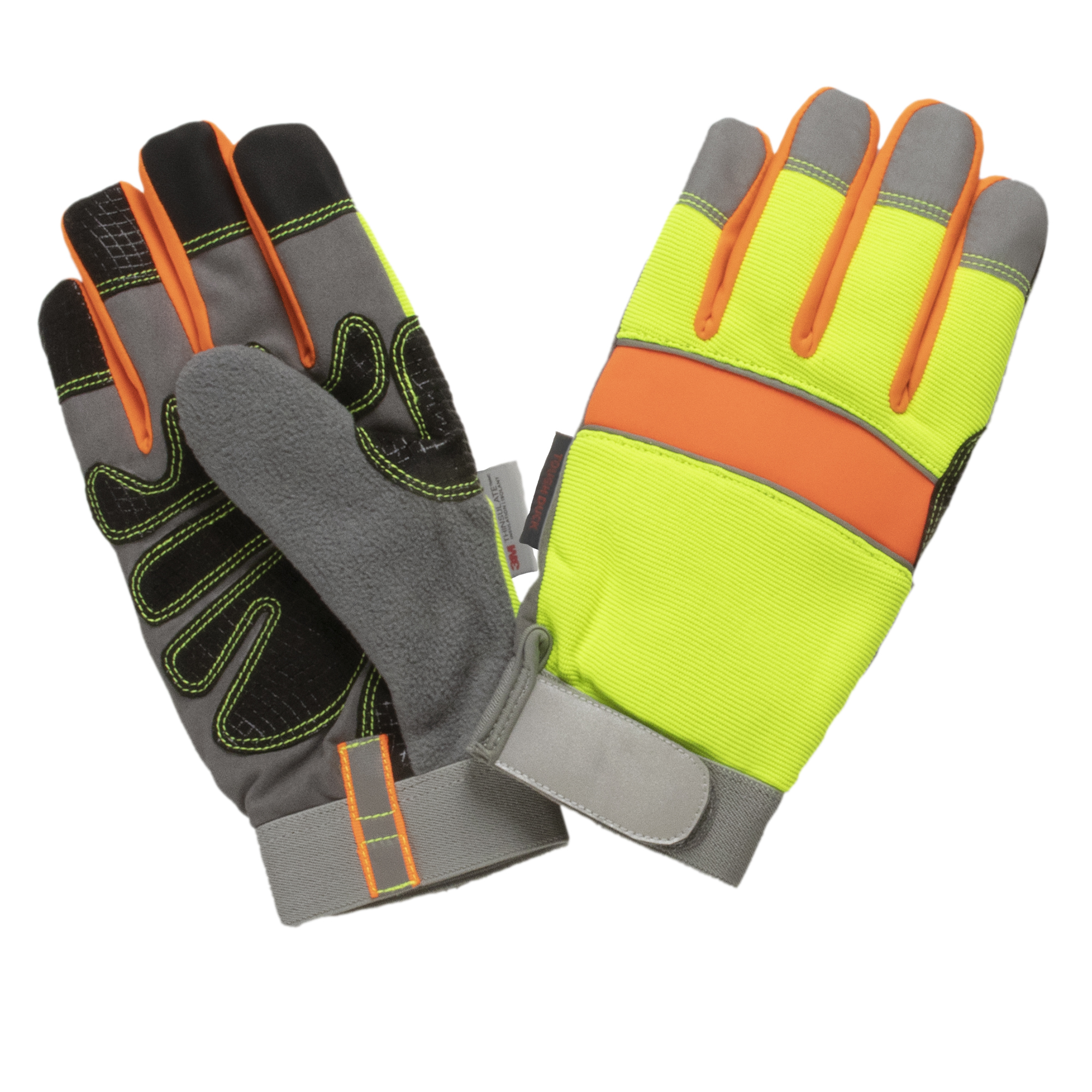 Tough Duck, Hi Vis Precision Glove, Size 2XL, Color Yellow, Included ...