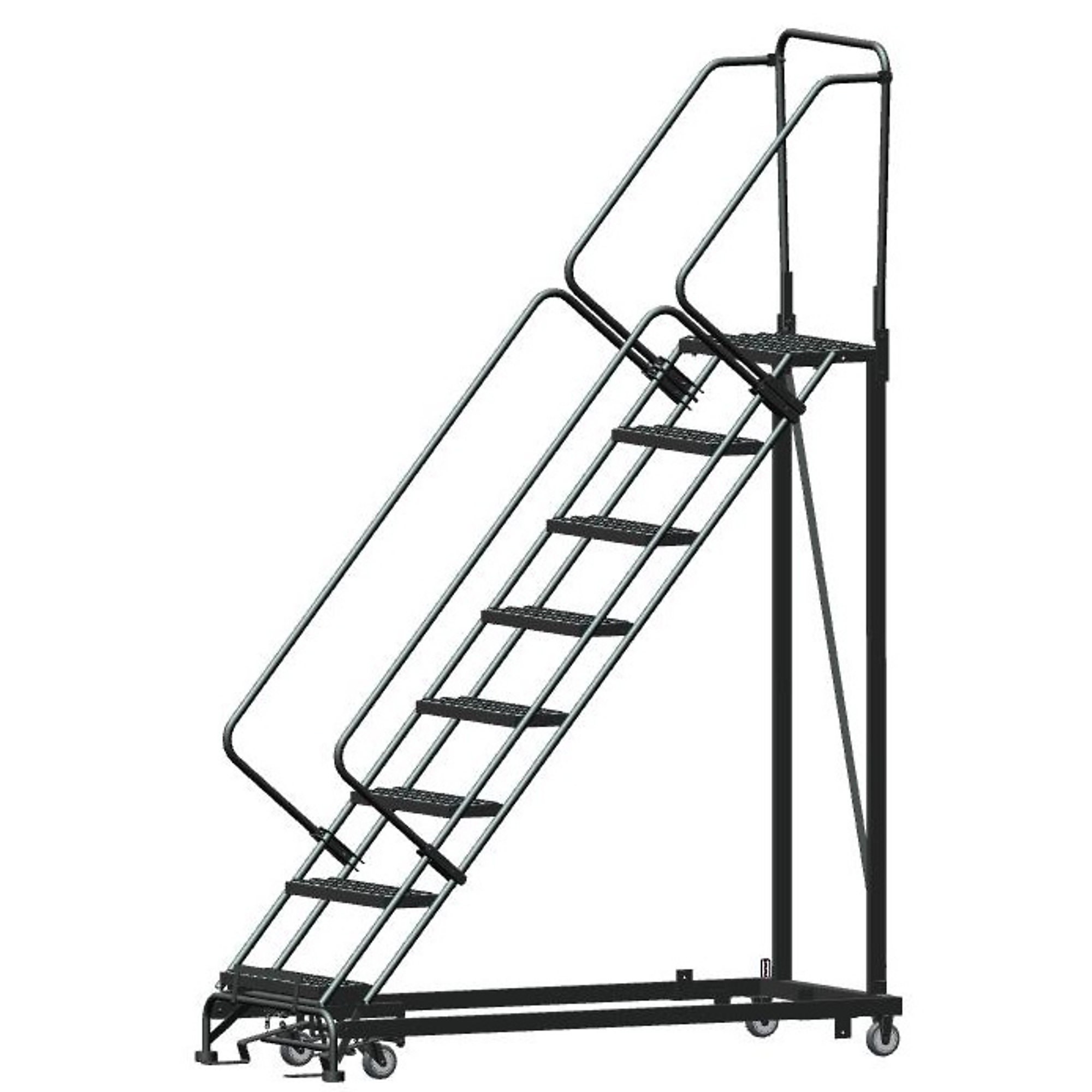 Ballymore, Heavy Duty Stairway Slope -24in.W, 14in.DTS-G Tread, Overall ...