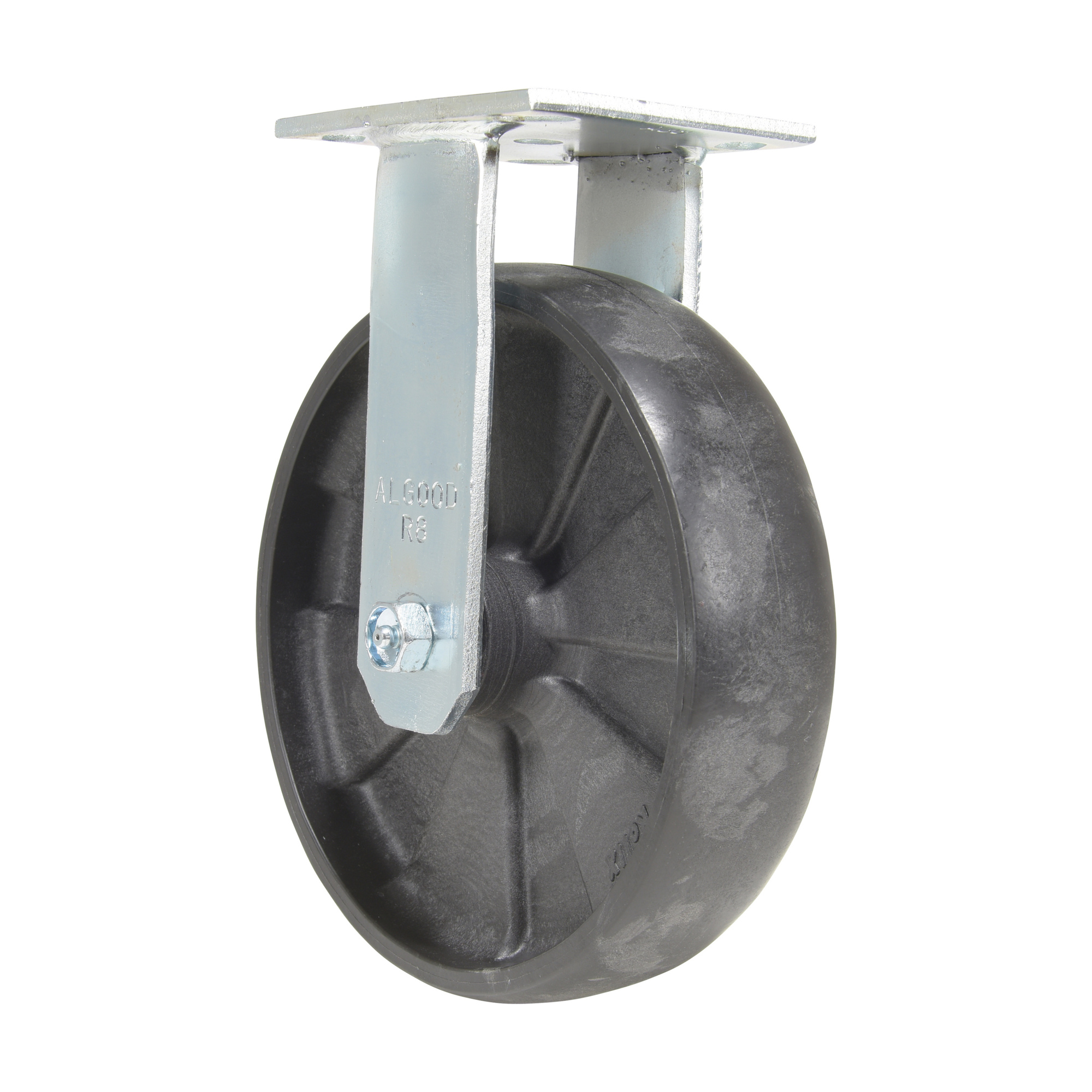 Vestil, RollX glass filled nylon rigid caster, Wheel Diameter 8 in ...