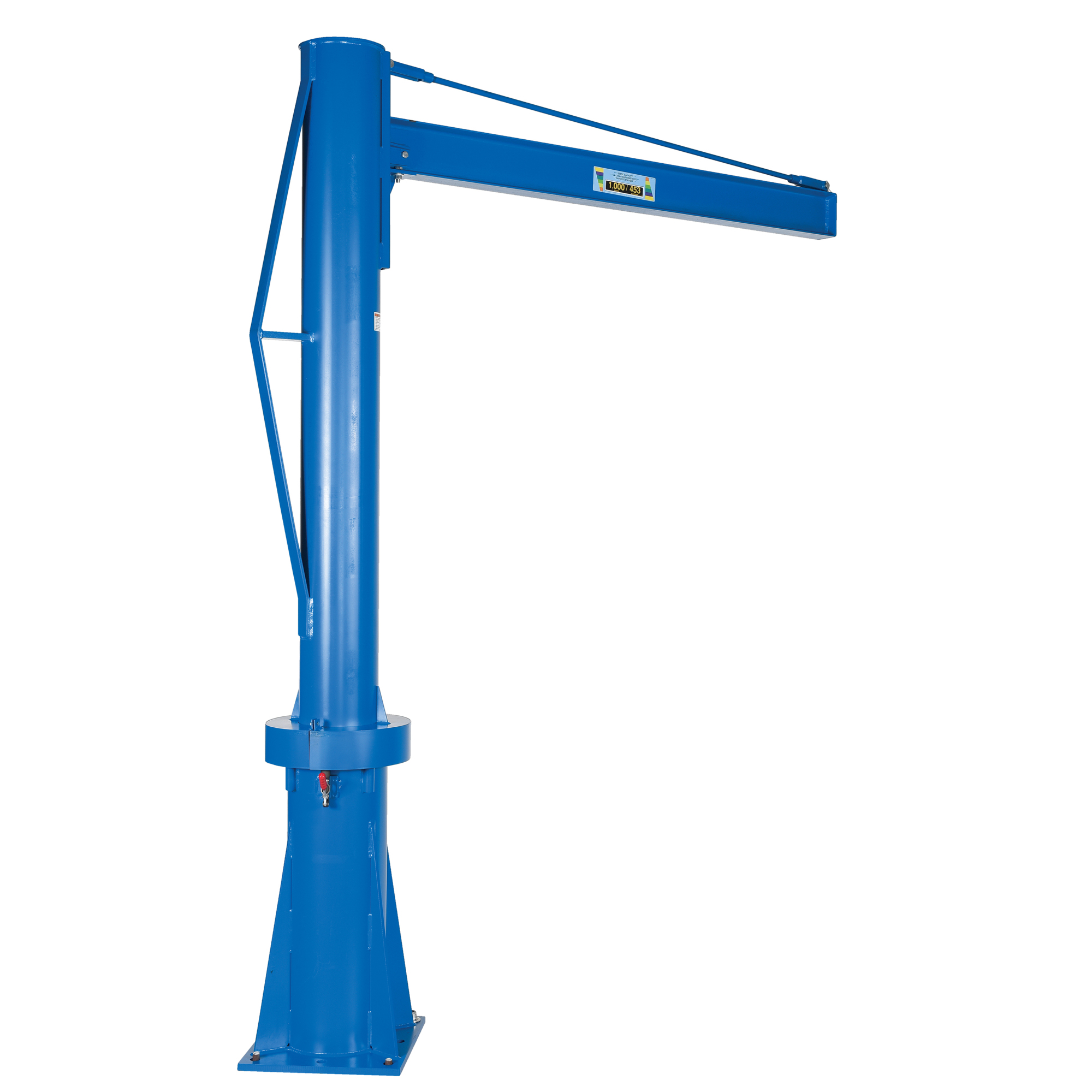 Vestil Multi-Station Jib Crane - 1000-Lb. Capacity, 72in. Boom Length ...