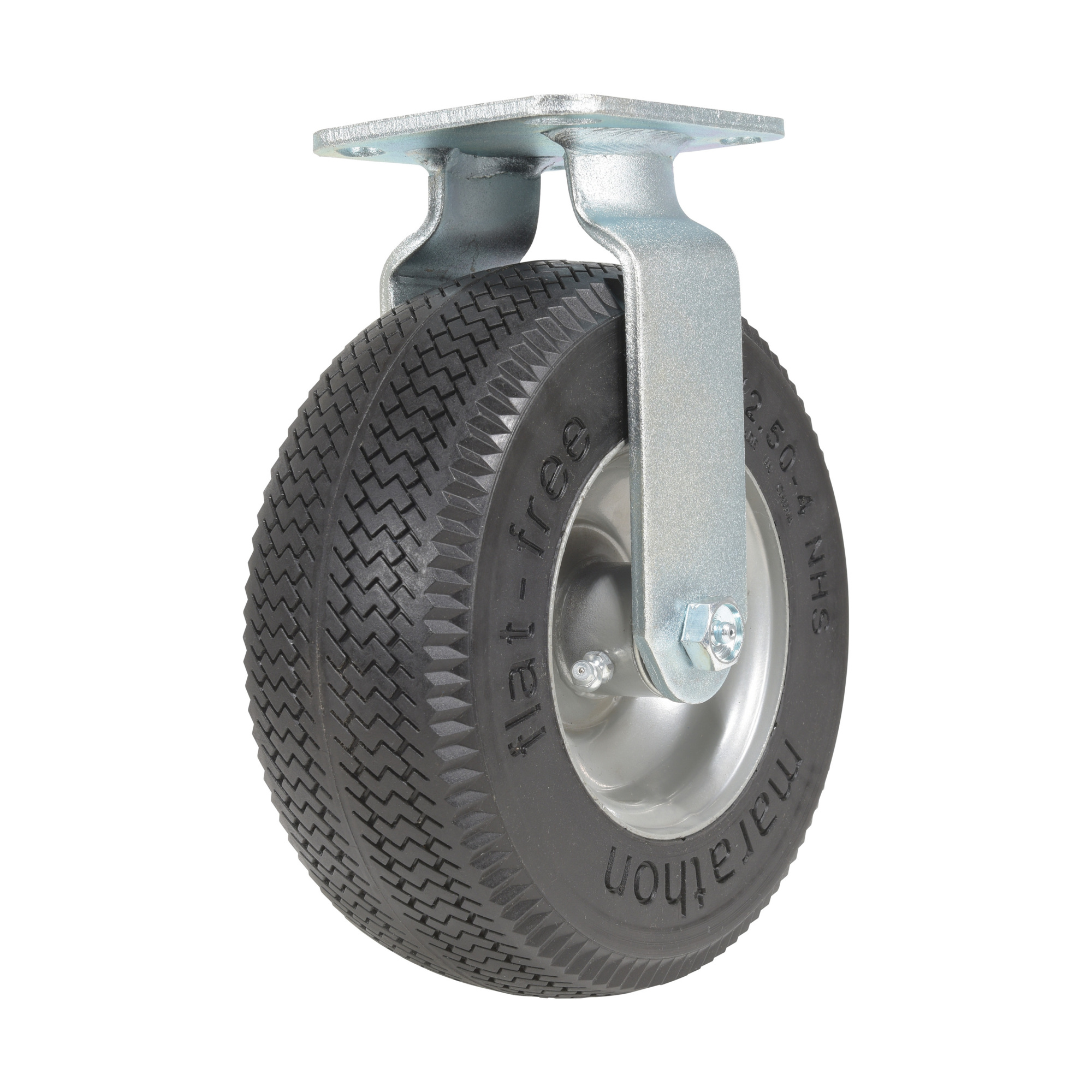 Vestil Flat-Free Rigid Caster - 8in. x 2in., 275-Lb. Capacity, Non ...