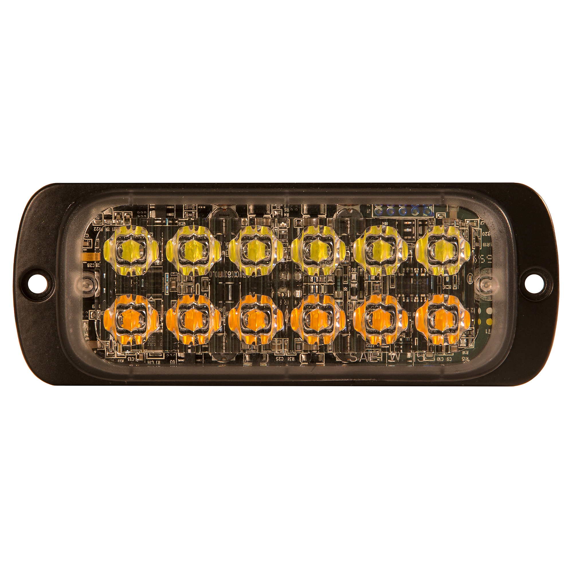 Buyers Products Amber/Clear Strobe Light, LED, Amber, Model# 8892602 ...