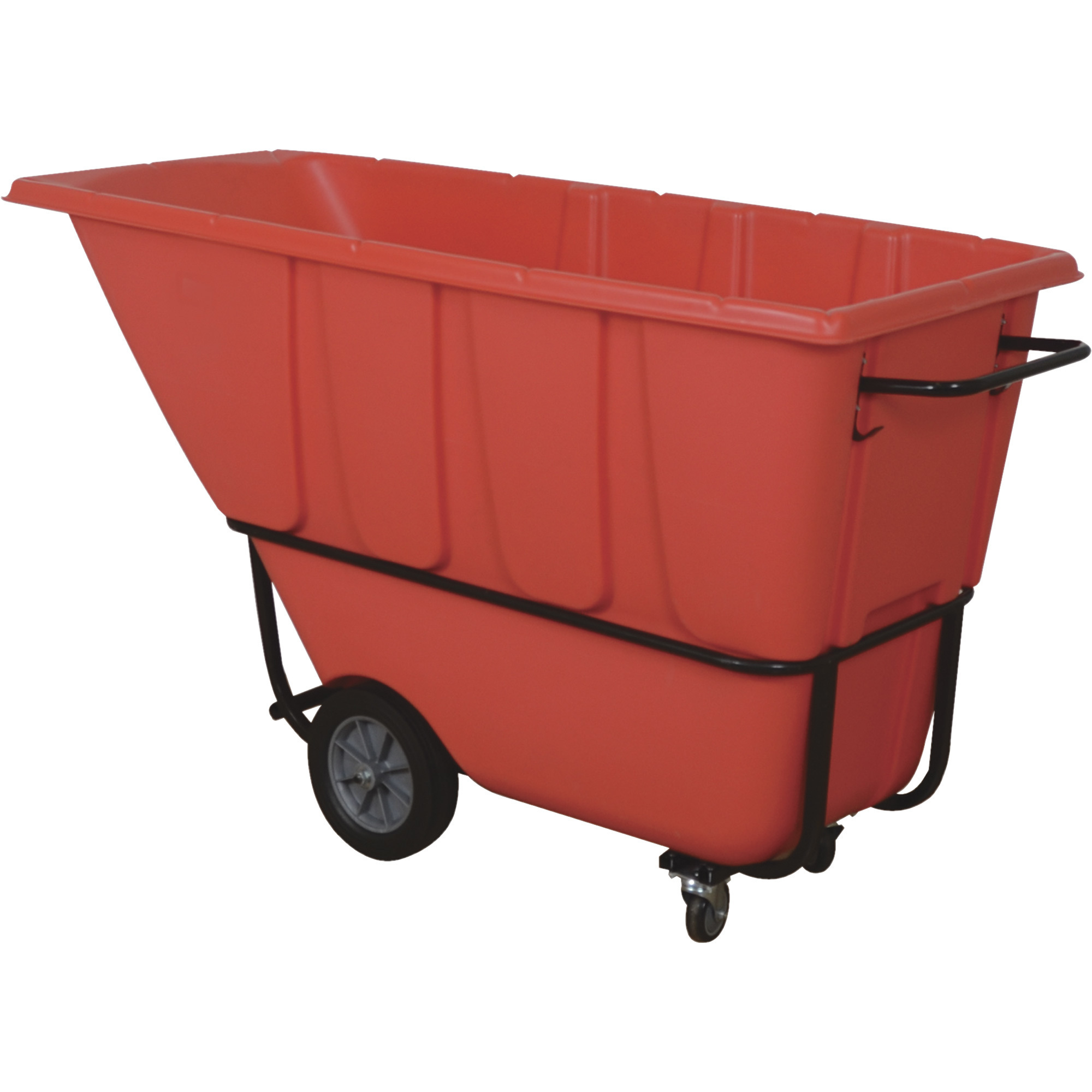 Wesco Poly Standard Tilt Cart, 1 Cu. Yd. Capacity, Red, Model# 272583 ...