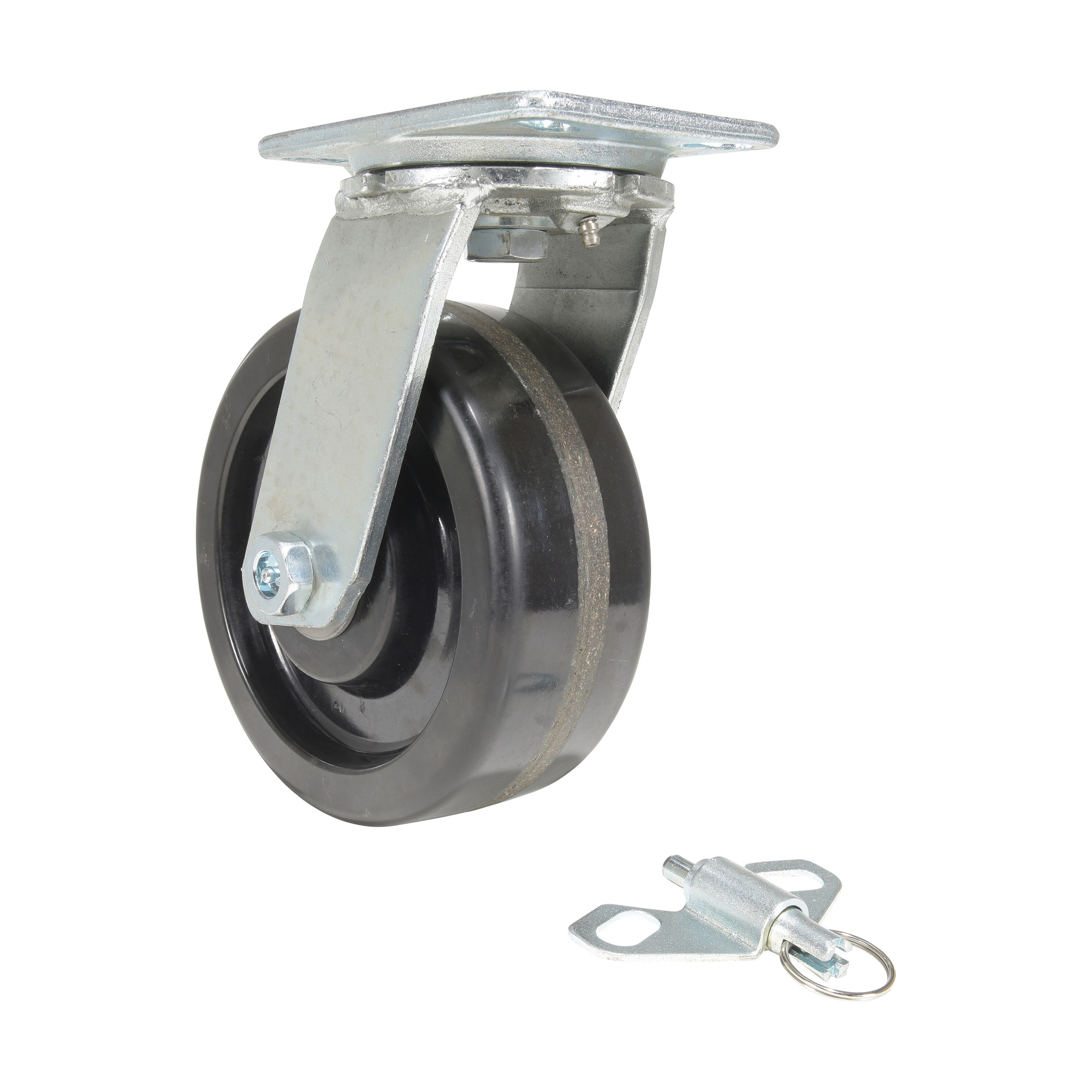 Vestil, Caster, Wheel Diameter 8 in, Caster Type Swivel, Package (qty ...