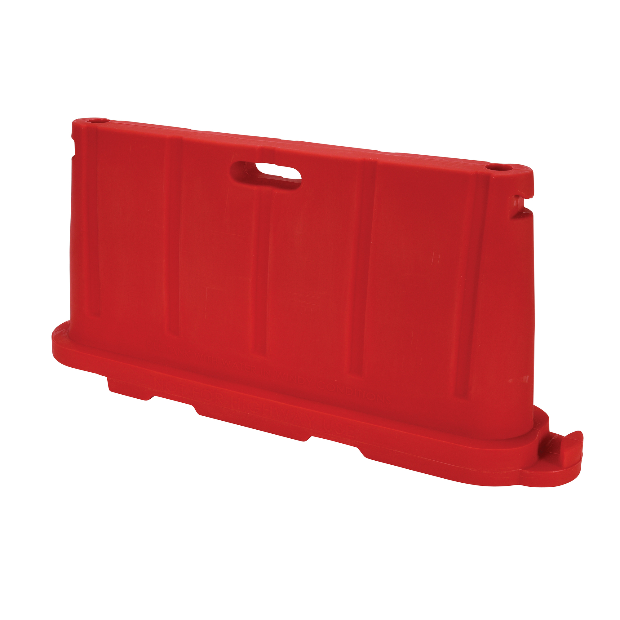 Vestil Stackable Poly Barricade, Red, Crowd Control, Model# BCD-7636-RD ...