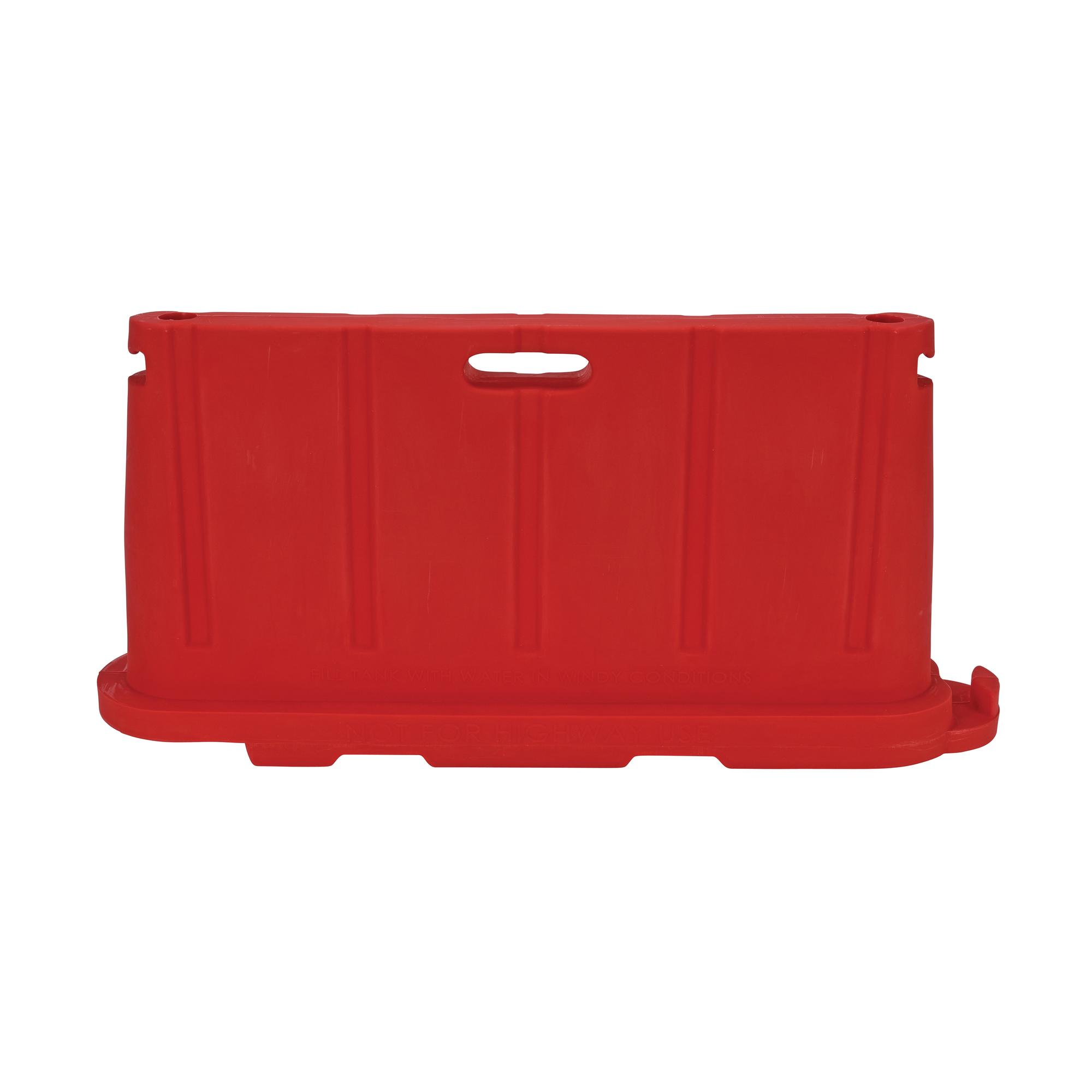 Vestil Stackable Poly Barricade, Red, Crowd Control, Model# BCD-7636-RD ...