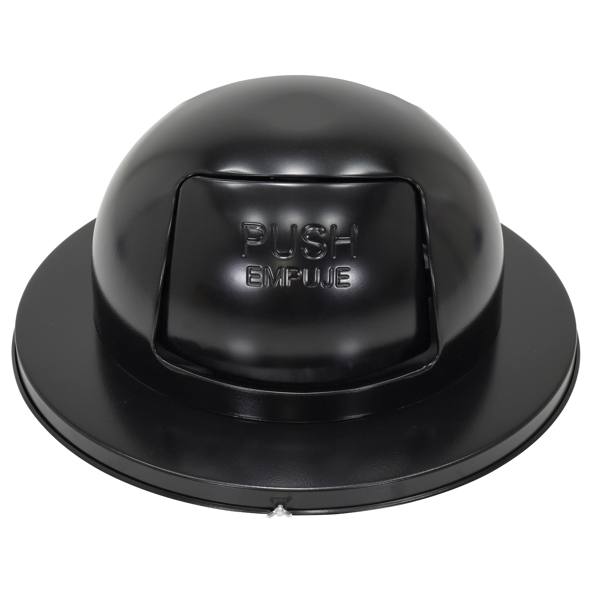 Vestil, Steel waste disposal top dual for 55 gallon drums, Model# TRASH ...