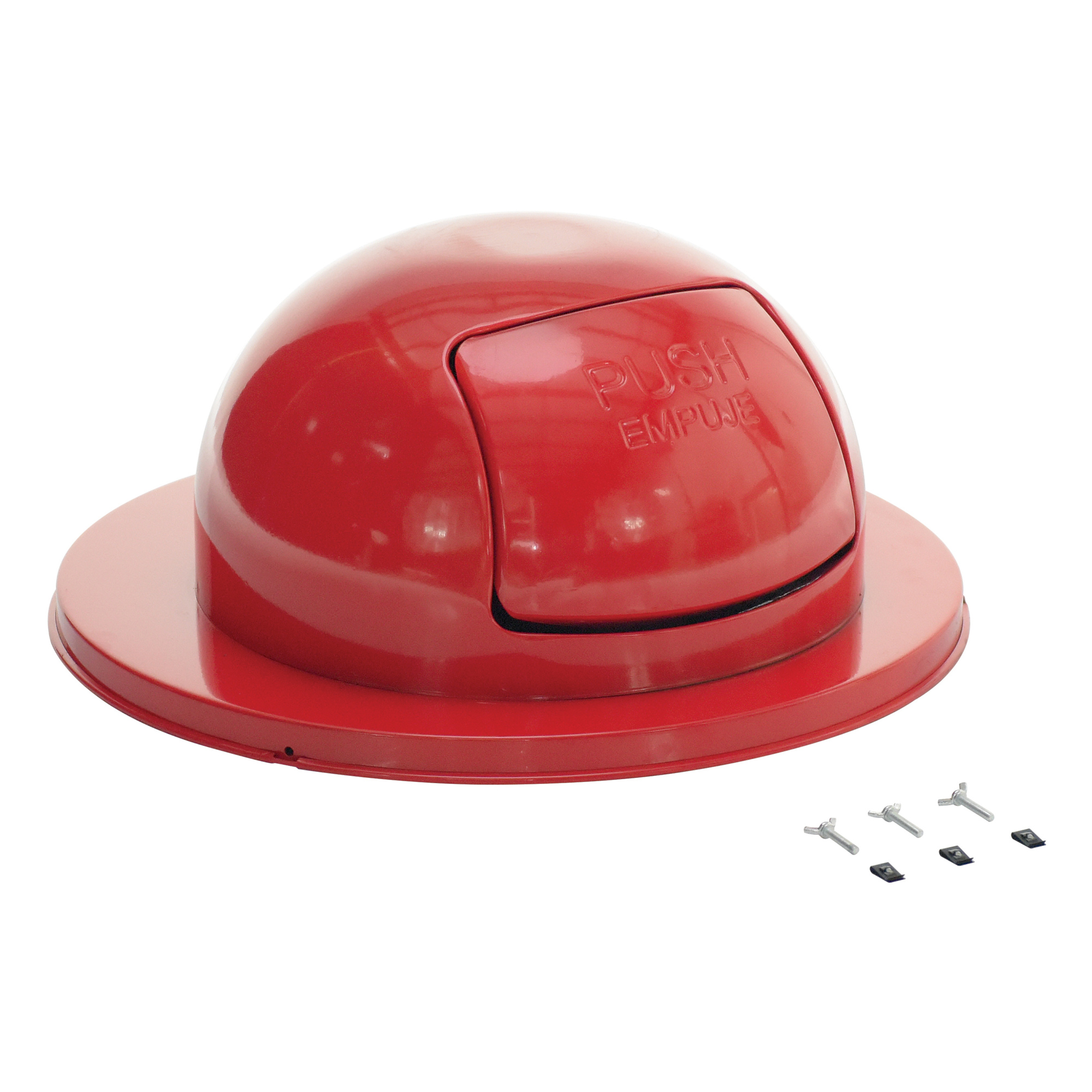 Vestil Steel Waste Disposal Top for 55 Gallon Drums - 3 Pk, Spring ...