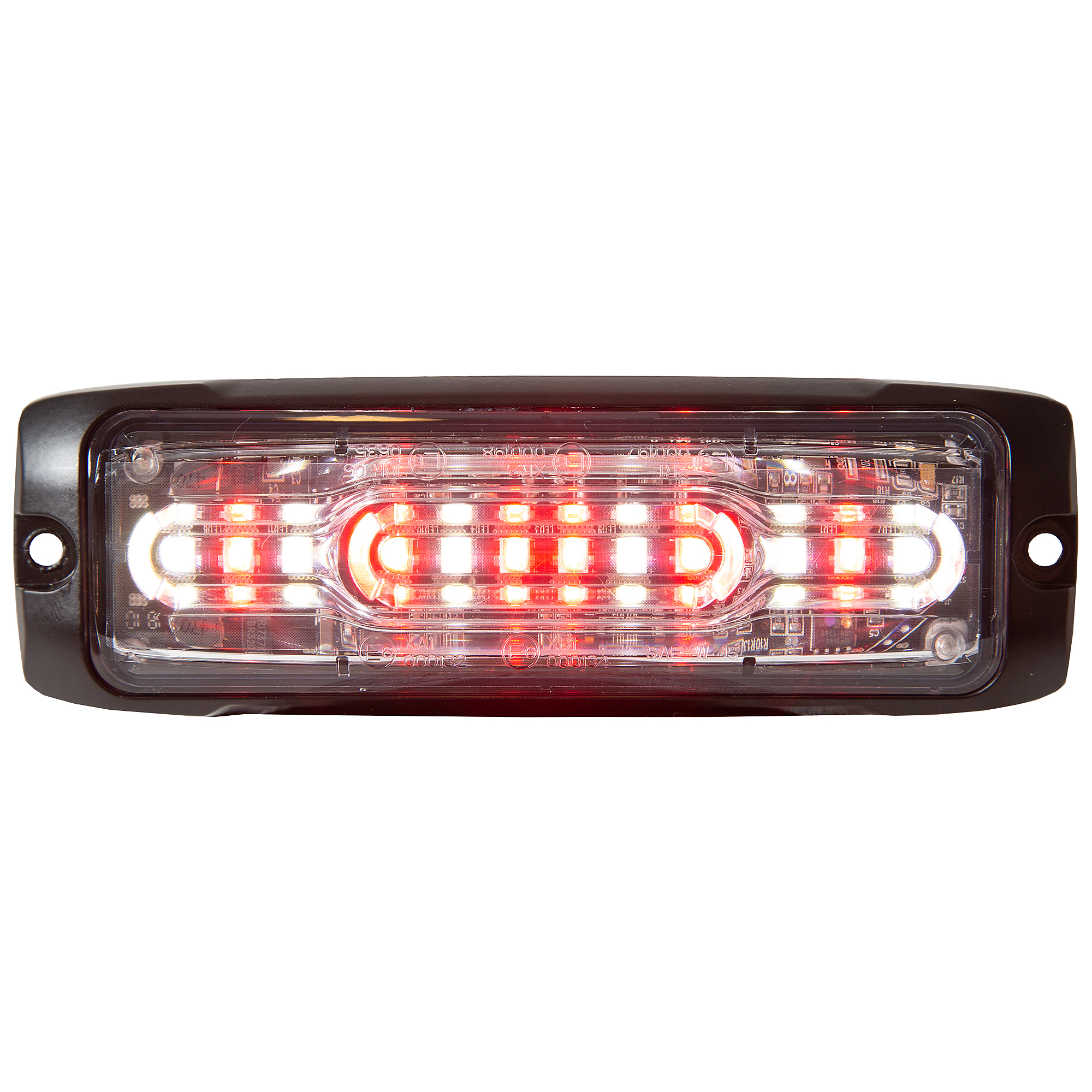 Buyers Products, Clear/Red Strobe Light, Light Type LED, Lens Color Red ...