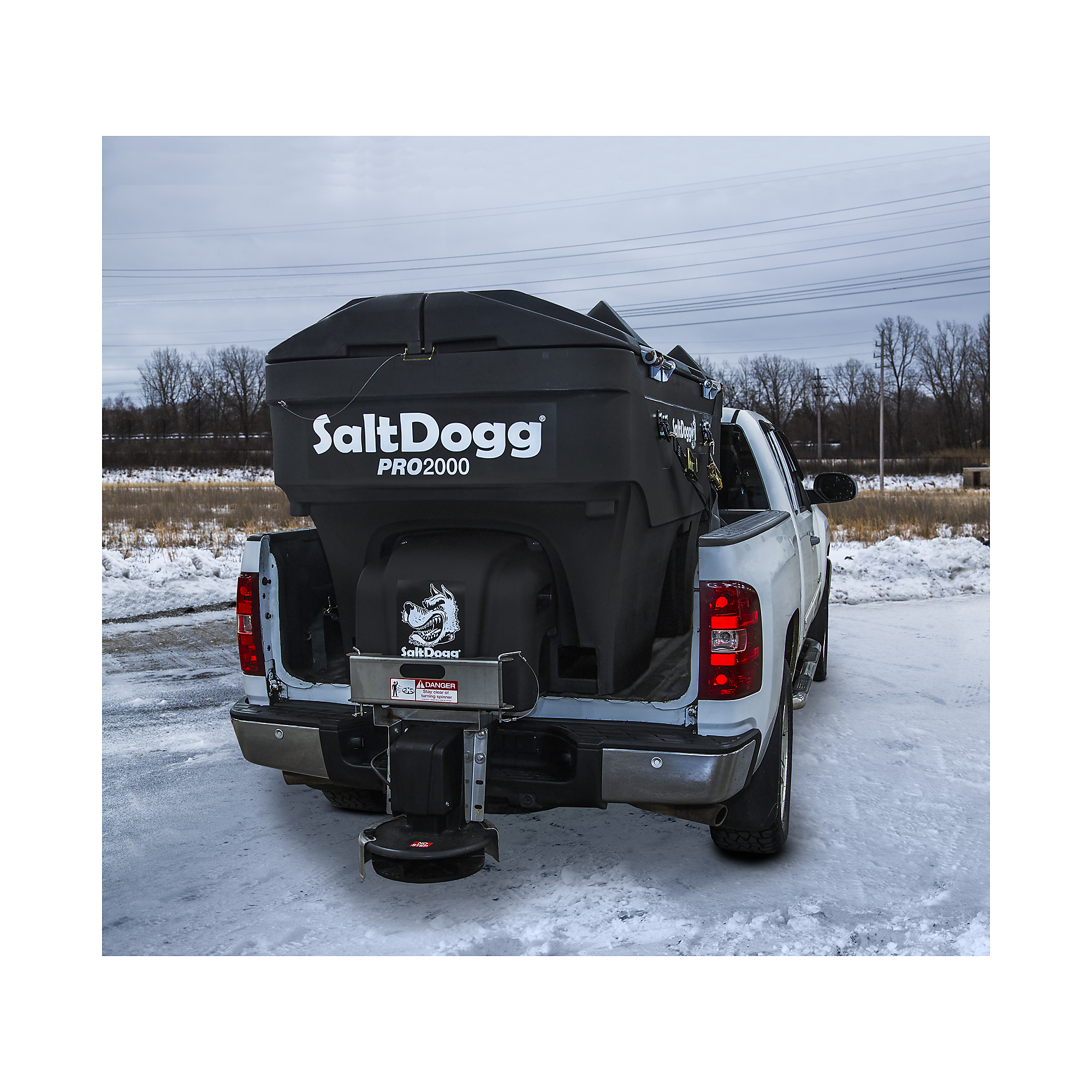 Buyers Products SaltDogg, 2 yd Electric Truck Bed Rock Salt Broadcast ...