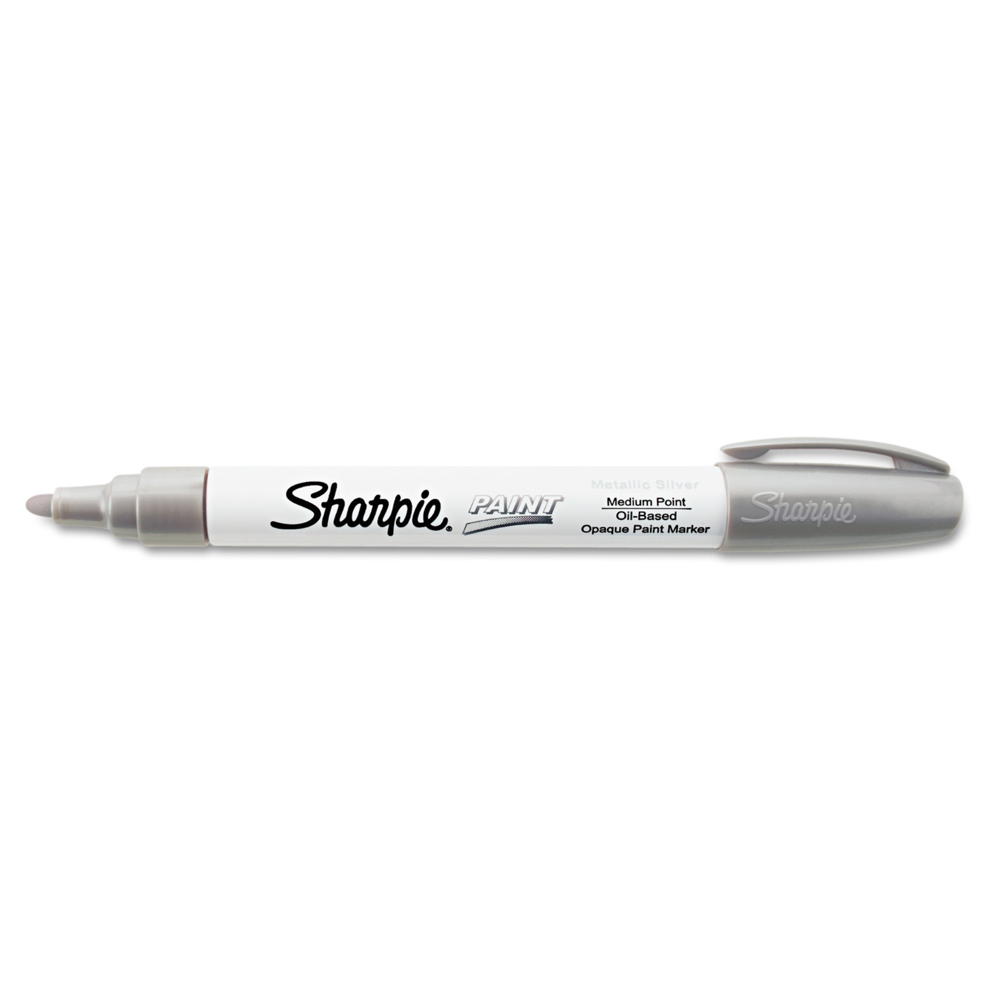 Sharpie/Irwin, Permanent Paint Marker, Med Bullet Tip, Silver, Color ...