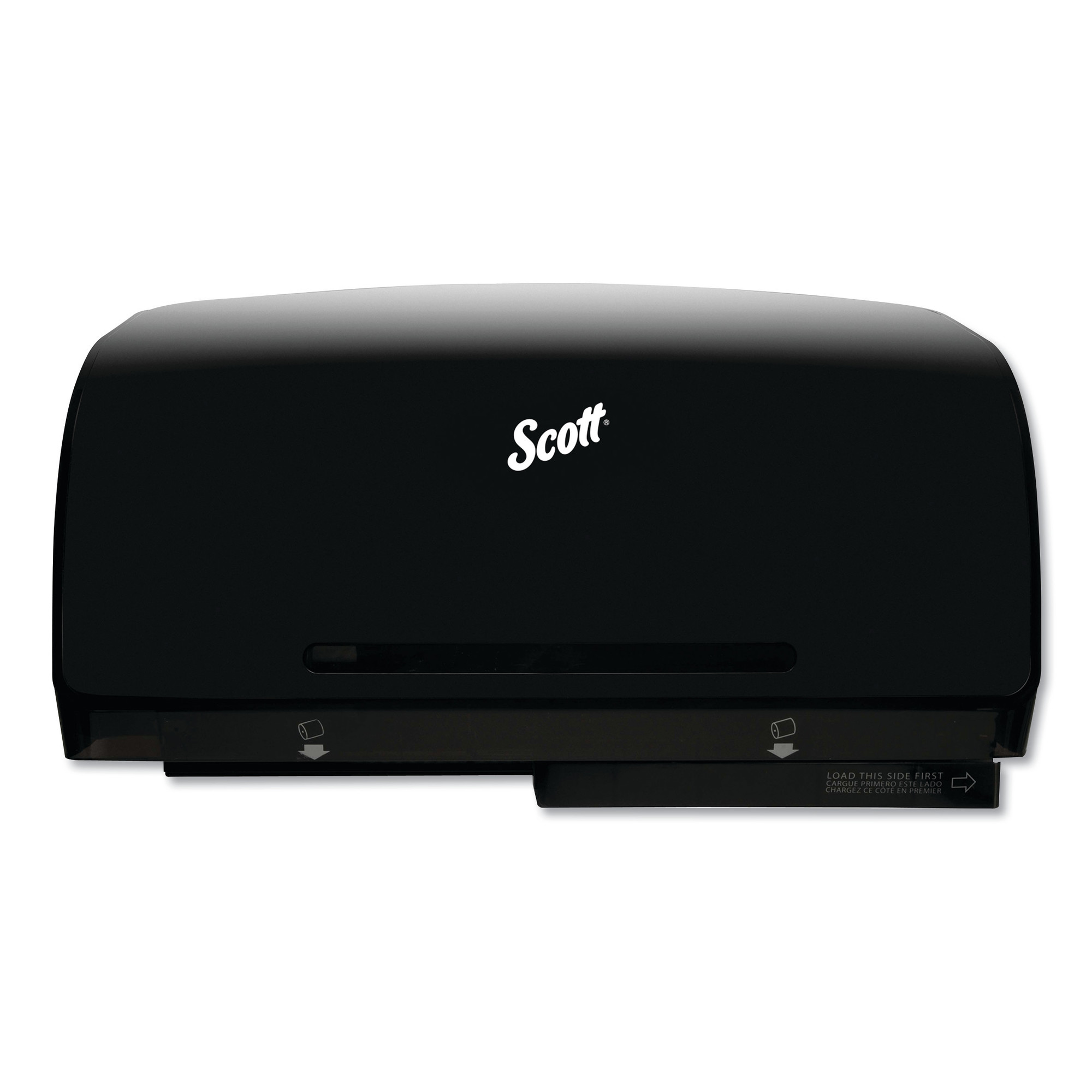 Scott Tissue Dispenser, 23 1/2 x 6 3/4 x 11 7/8, Black, Color Family ...