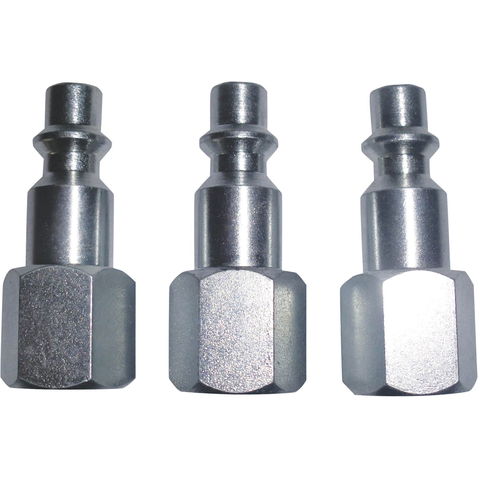 Klutch 1/4in. Female Air Plugs, 3-Pk., M-Style | Northern Tool