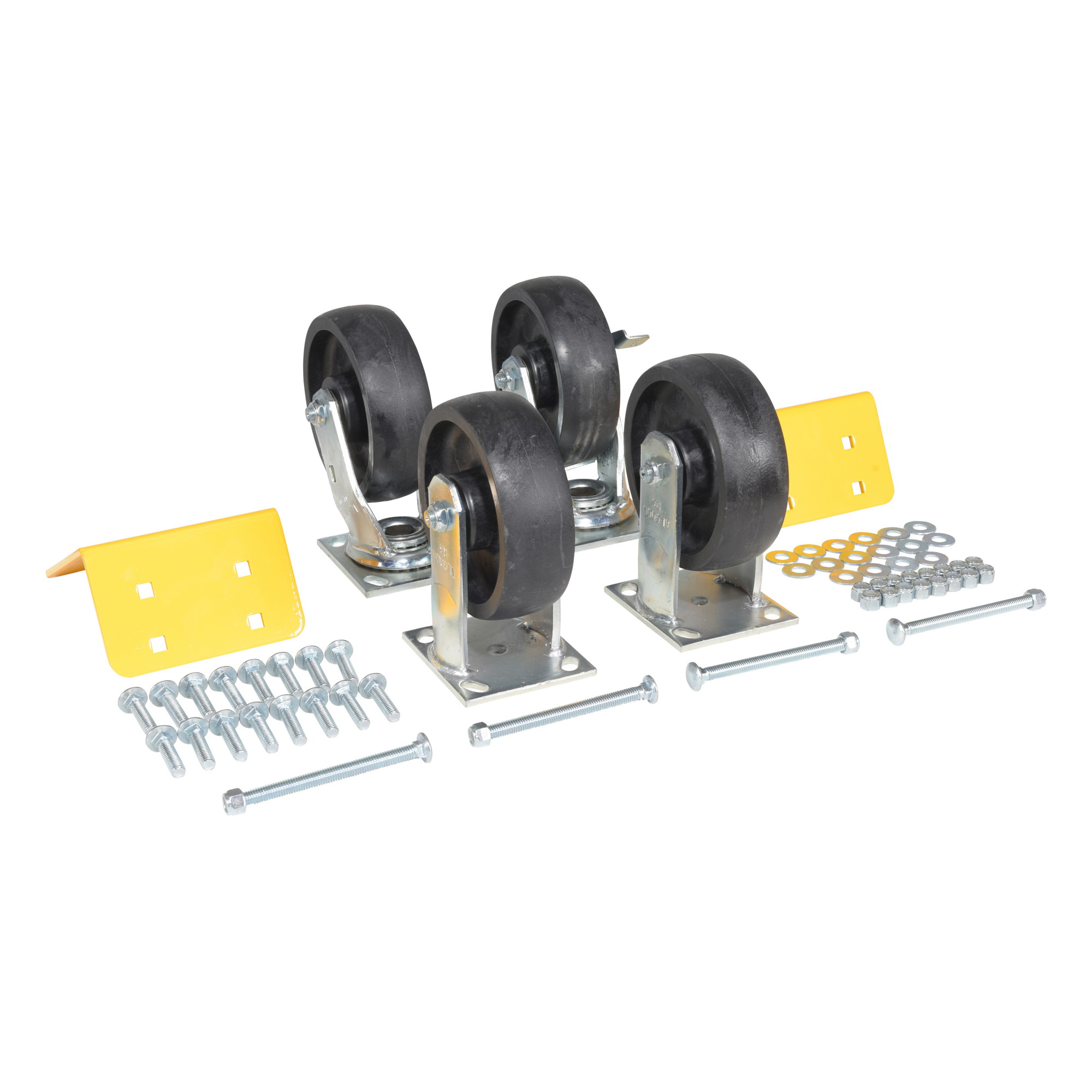 Vestil, Glass-filled nylon caster kit 5k capacity, Capacity 5000 lb ...