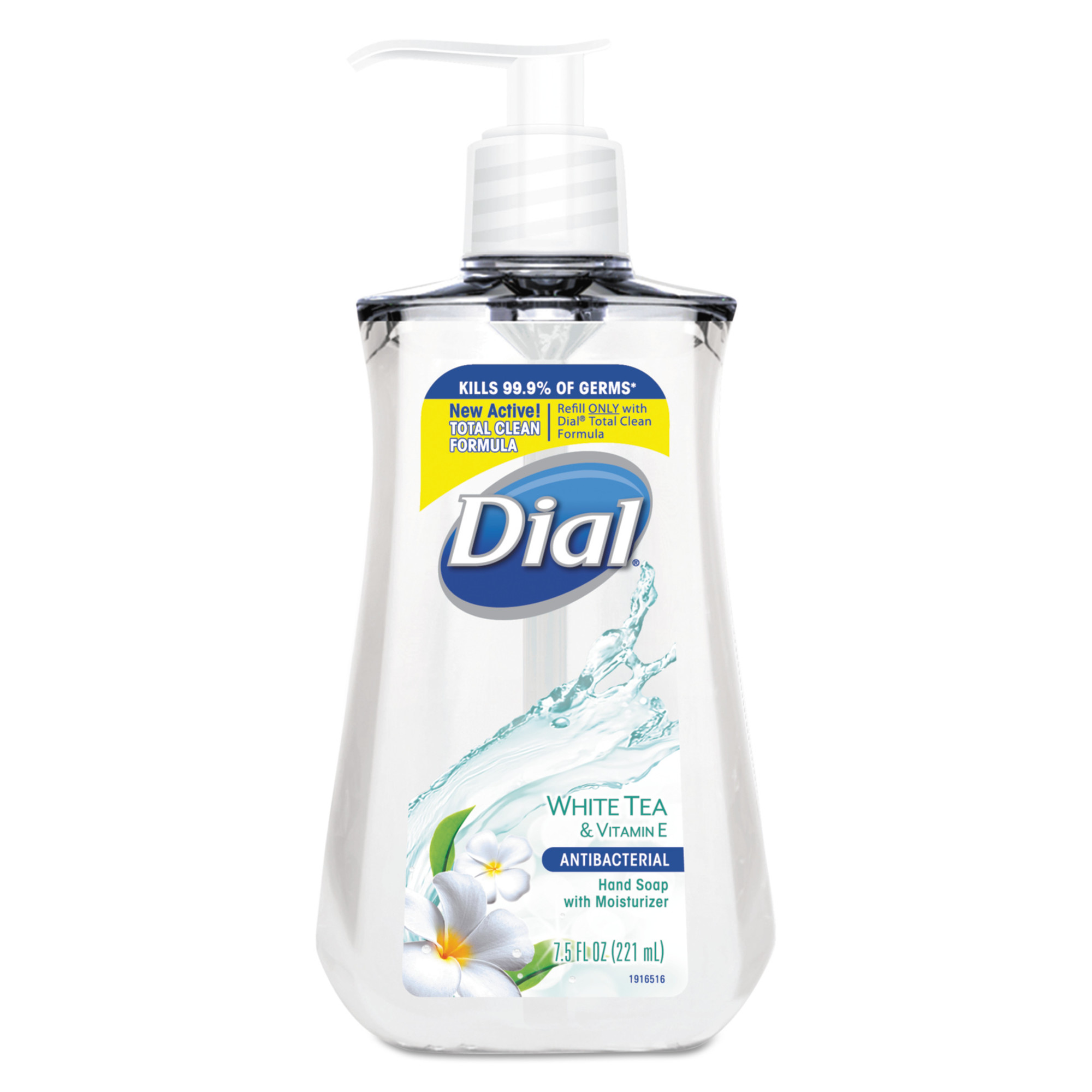 Dial, Antibacterial Liquid Soap, Ounces 7.5 oz, Scent Type White Tea ...