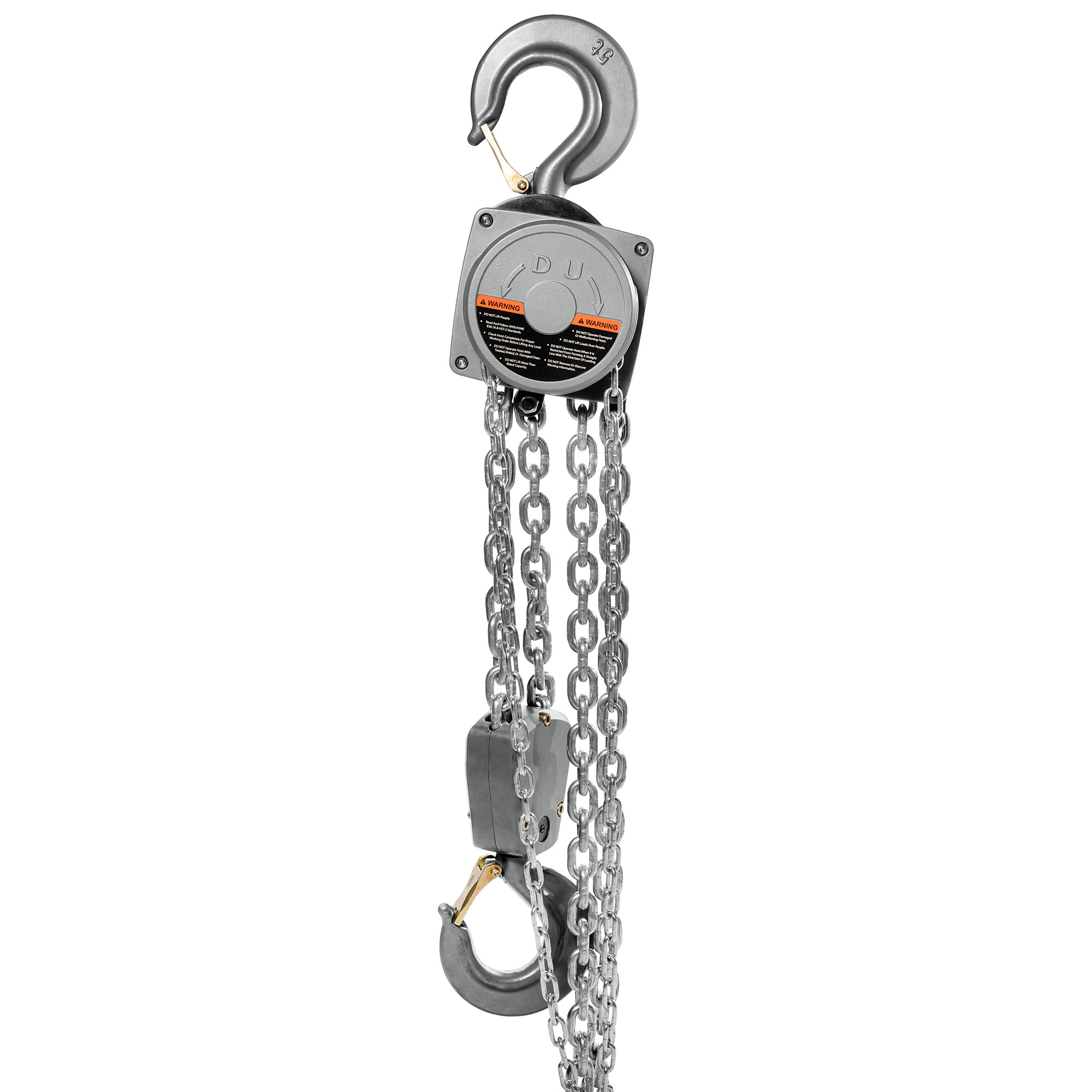 Jet, AL-100 Aluminum Manual Chain Hoist, Power Source Manual Gear ...