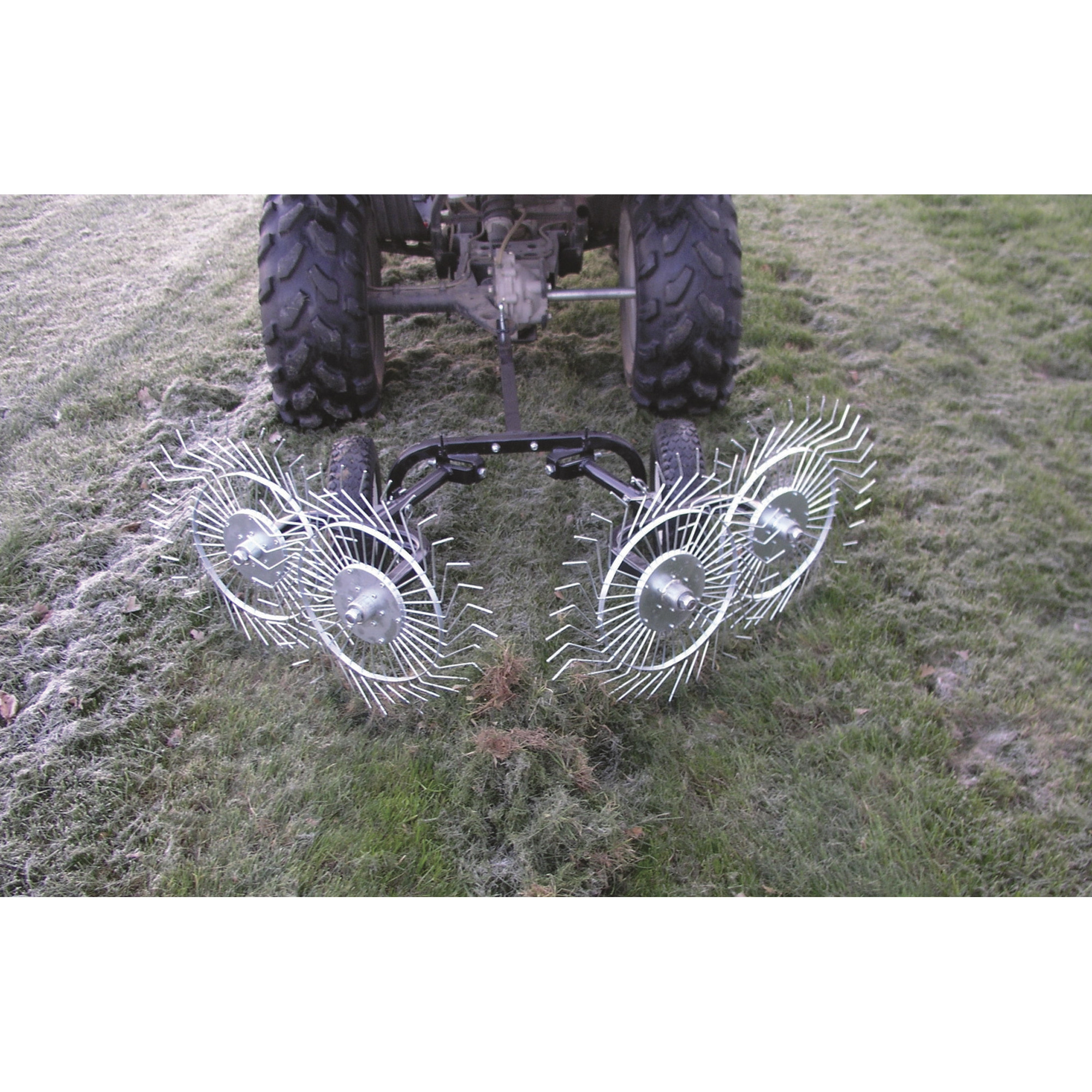 Strongway Acreage Rake, 48in.W, 4 Tine Reels | Northern Tool