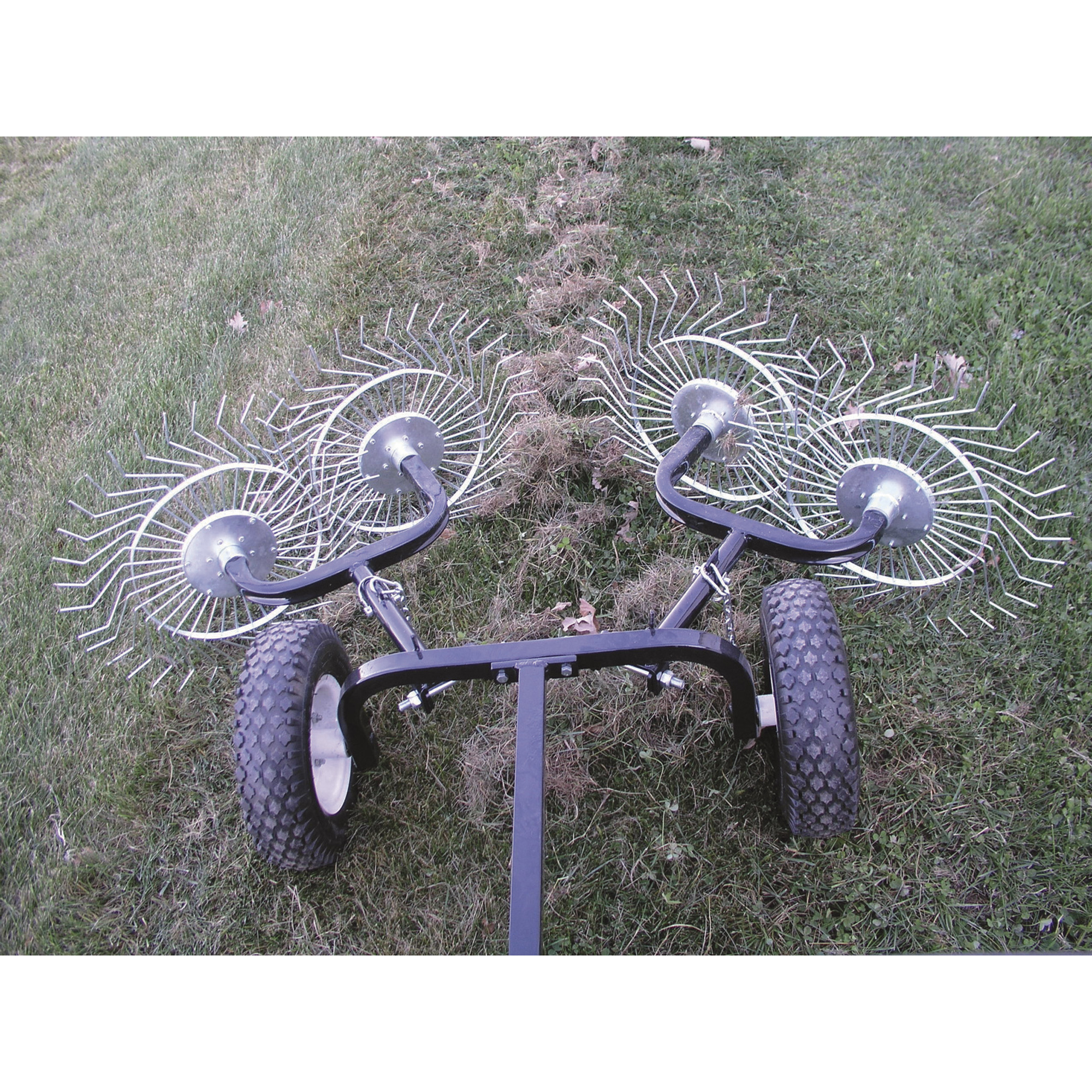 Strongway Acreage Rake, 48in.W, 4 Tine Reels | Northern Tool