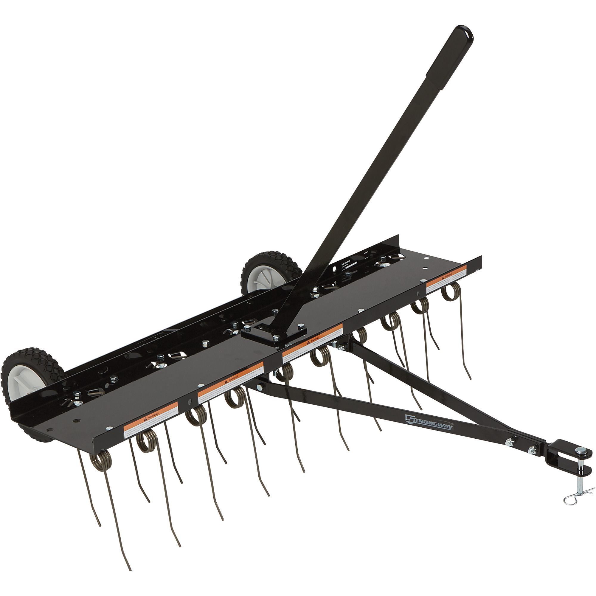 Strongway Tow-Behind Dethatcher, 20 Spring Steel Tines, 40in.W ...