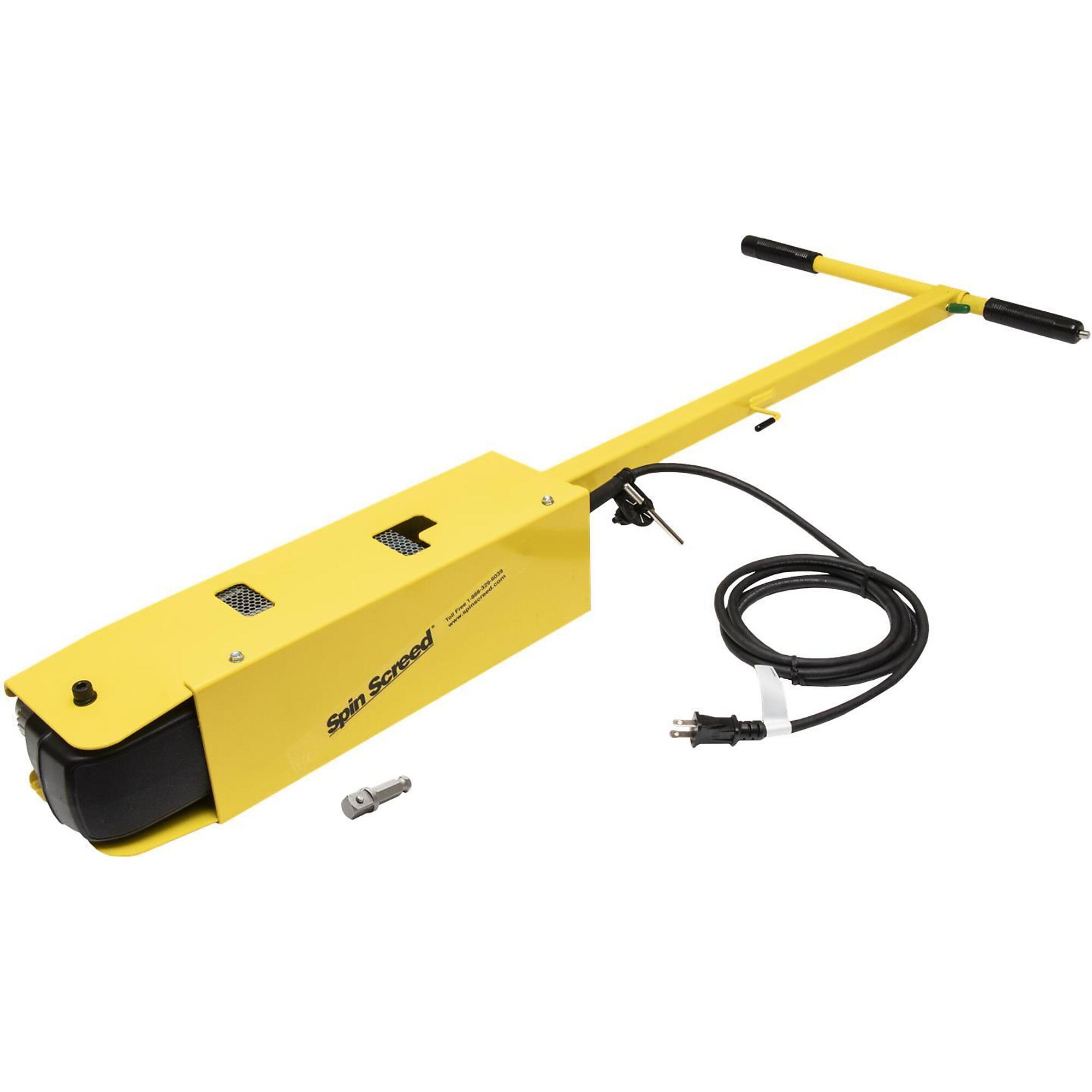 Marshalltown Spin Screed Power Head - Corded, Battery Operated, or Gas ...