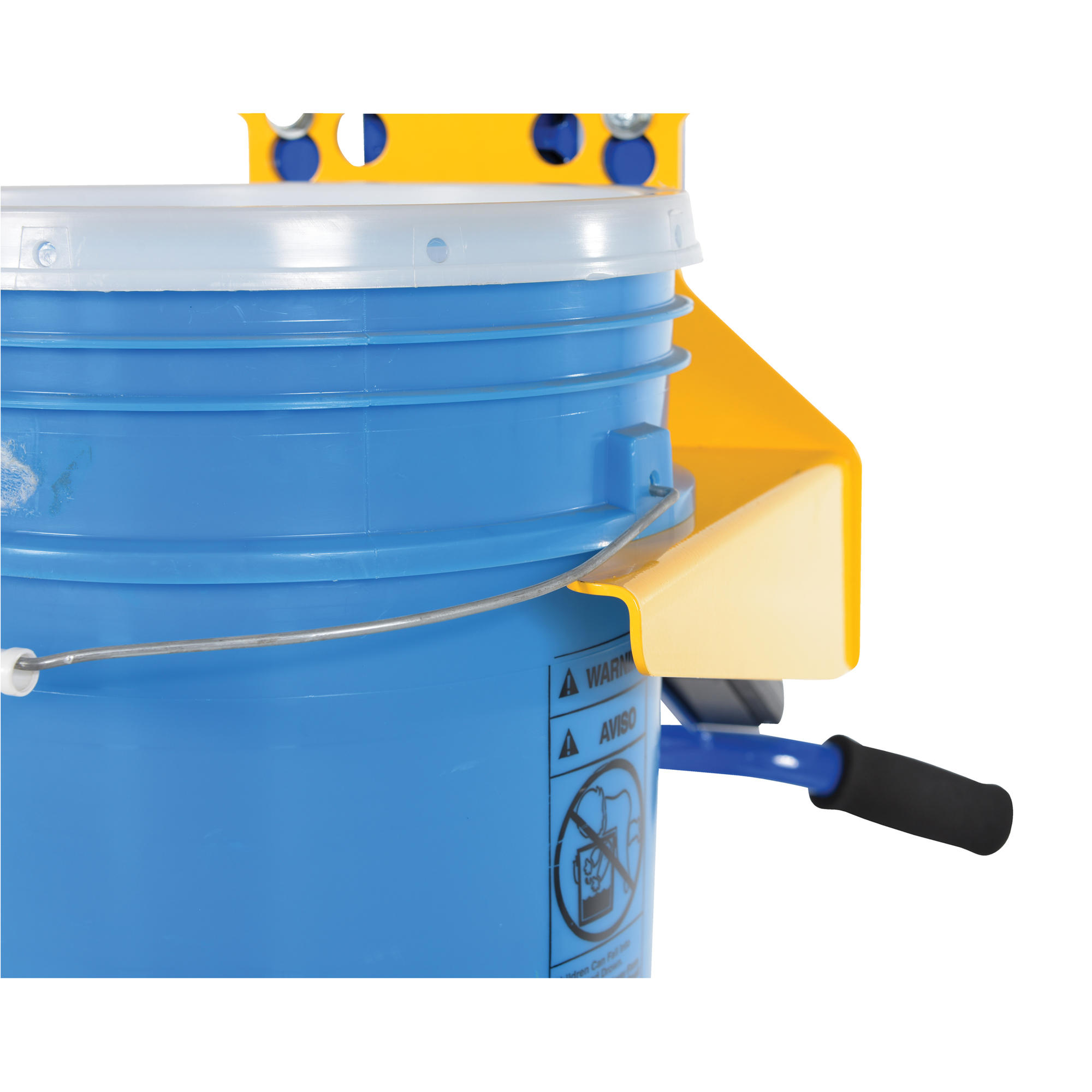 Vestil Steel Quick Lift Pail Lifter Attachment - Fits 5-Gallon Pails ...