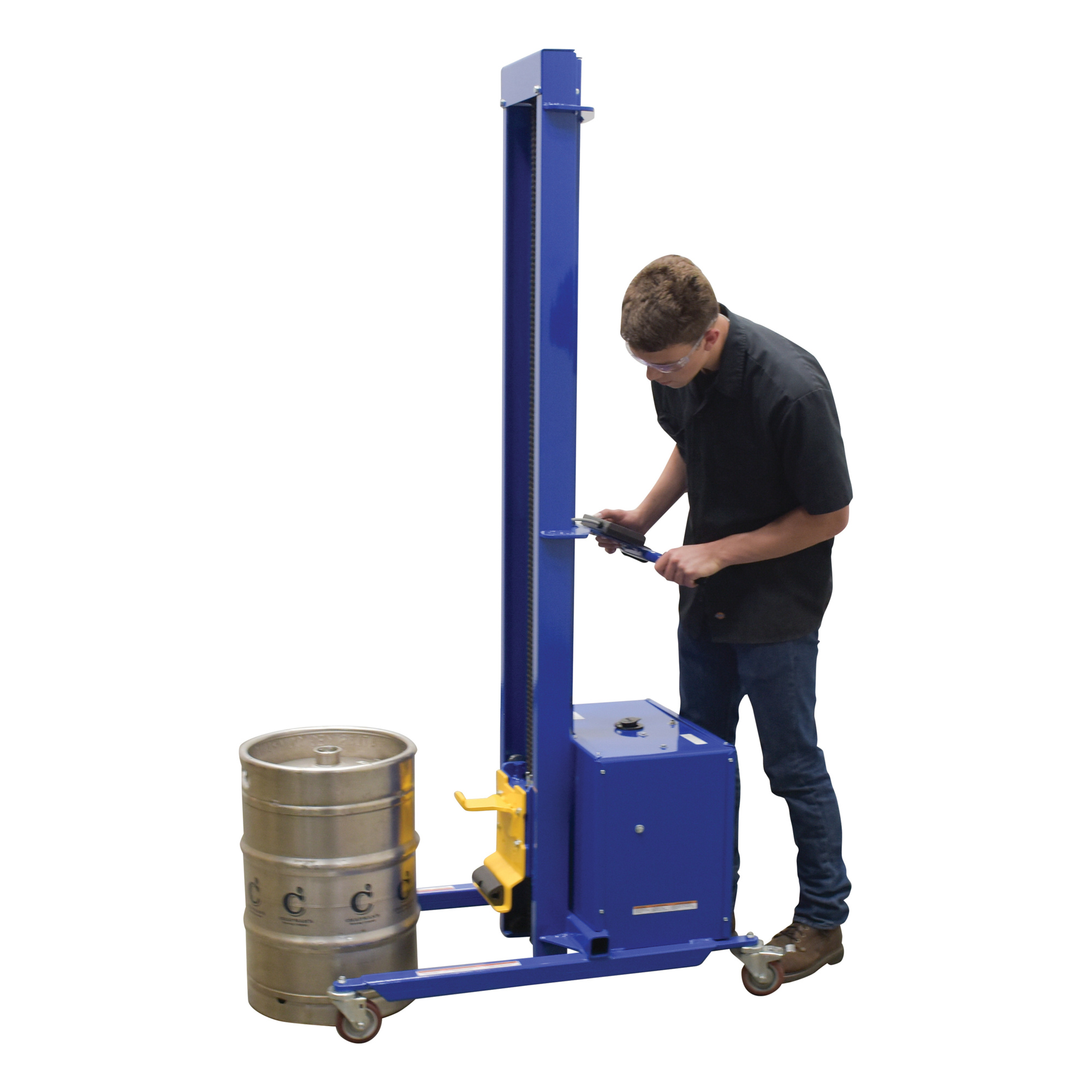 Vestil, Powered Quick Lift, Capacity 400 lb, Working Height 6 ft ...
