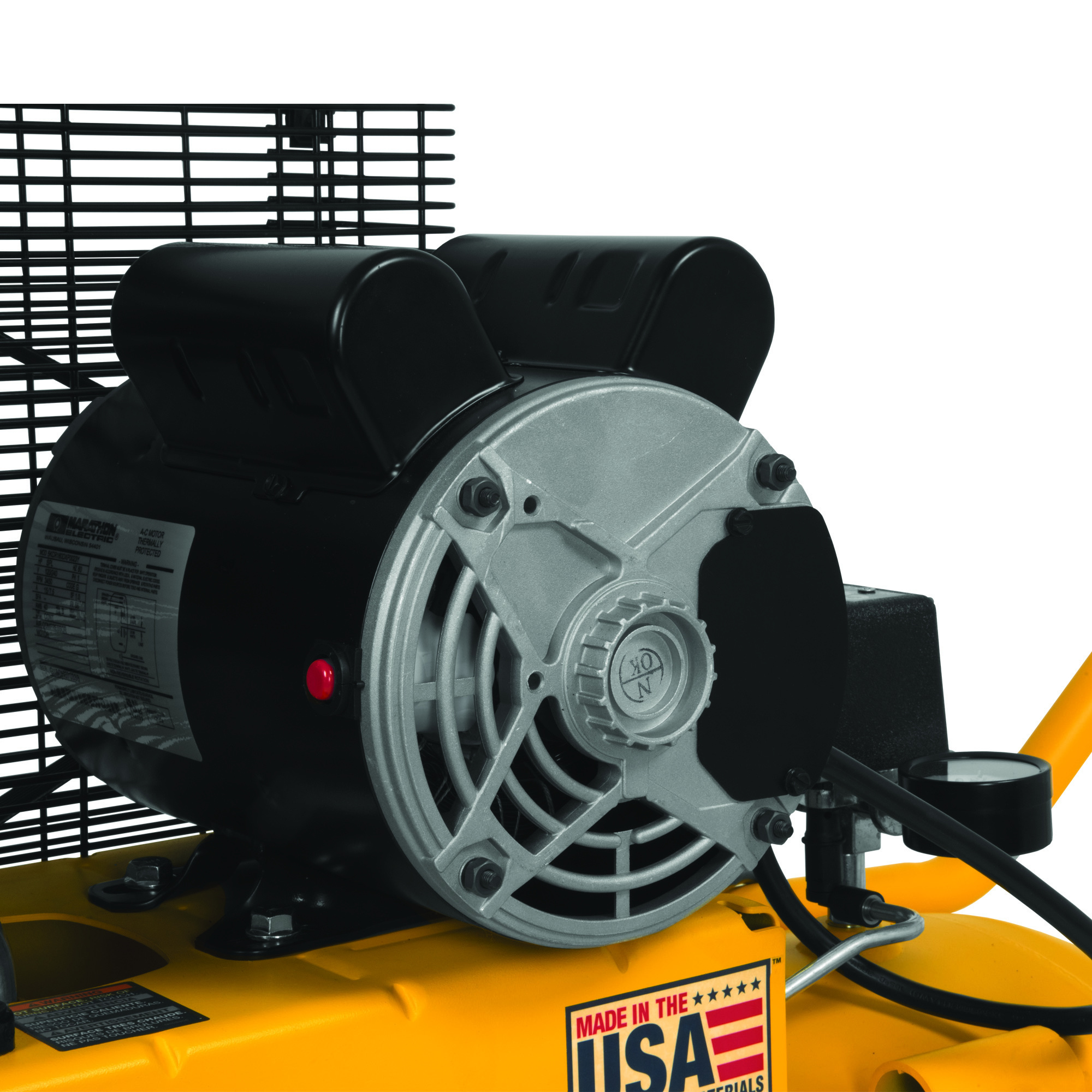 DEWALT 20 Gallon Air Compressor, Horizontal Portable 200 PSI, 2 HP ...