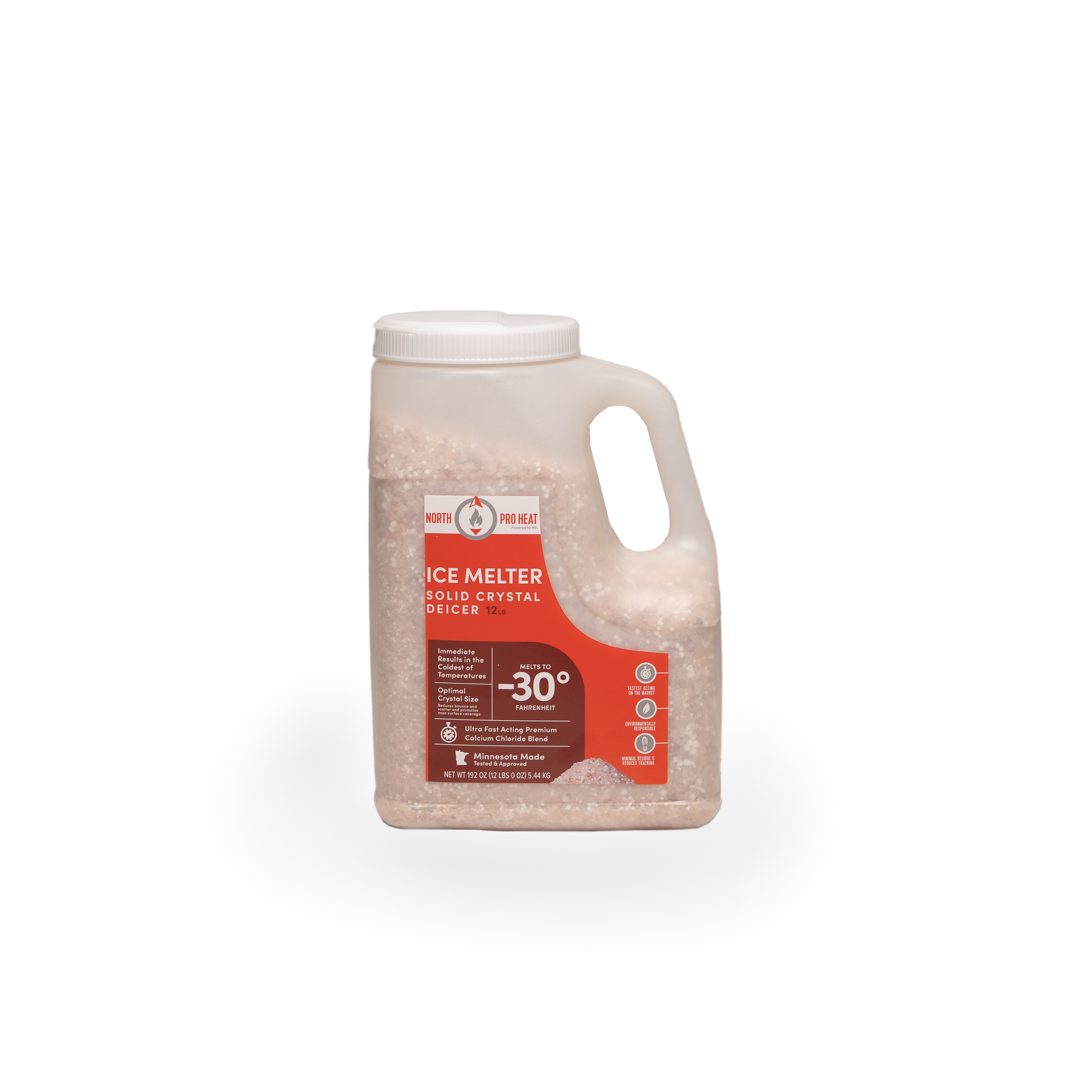 Northern Salt, North Pro Heat Ice Melt Driveway Salt 12 lb Shaker ...