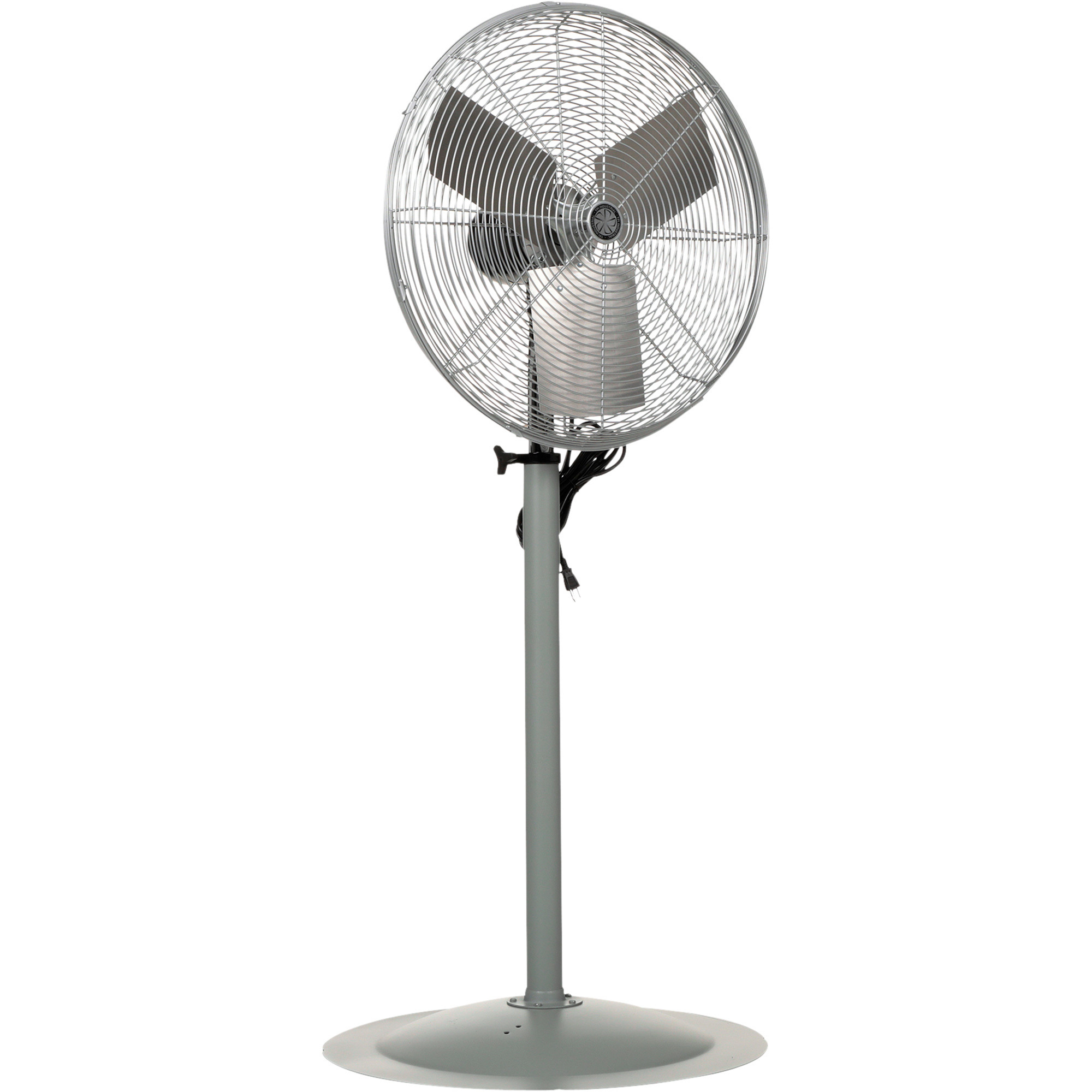 TPI Industrial Non-Oscillating Pedestal Fan — 24in., 6800 CFM, 1/4 HP ...