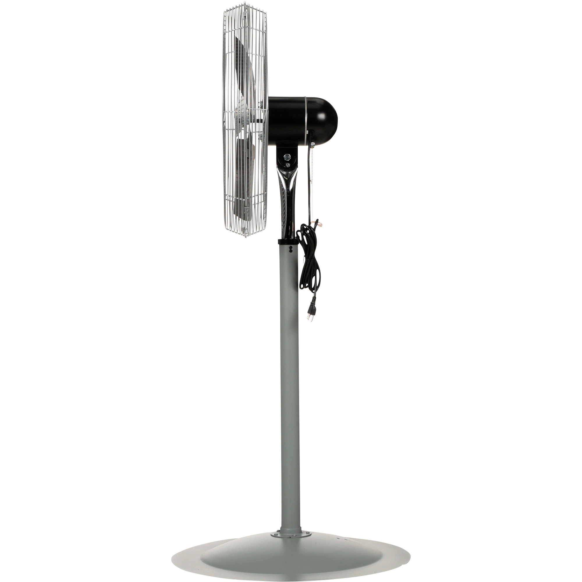 TPI Industrial Non-Oscillating Pedestal Fan — 24in., 6800 CFM, 1/4 HP ...