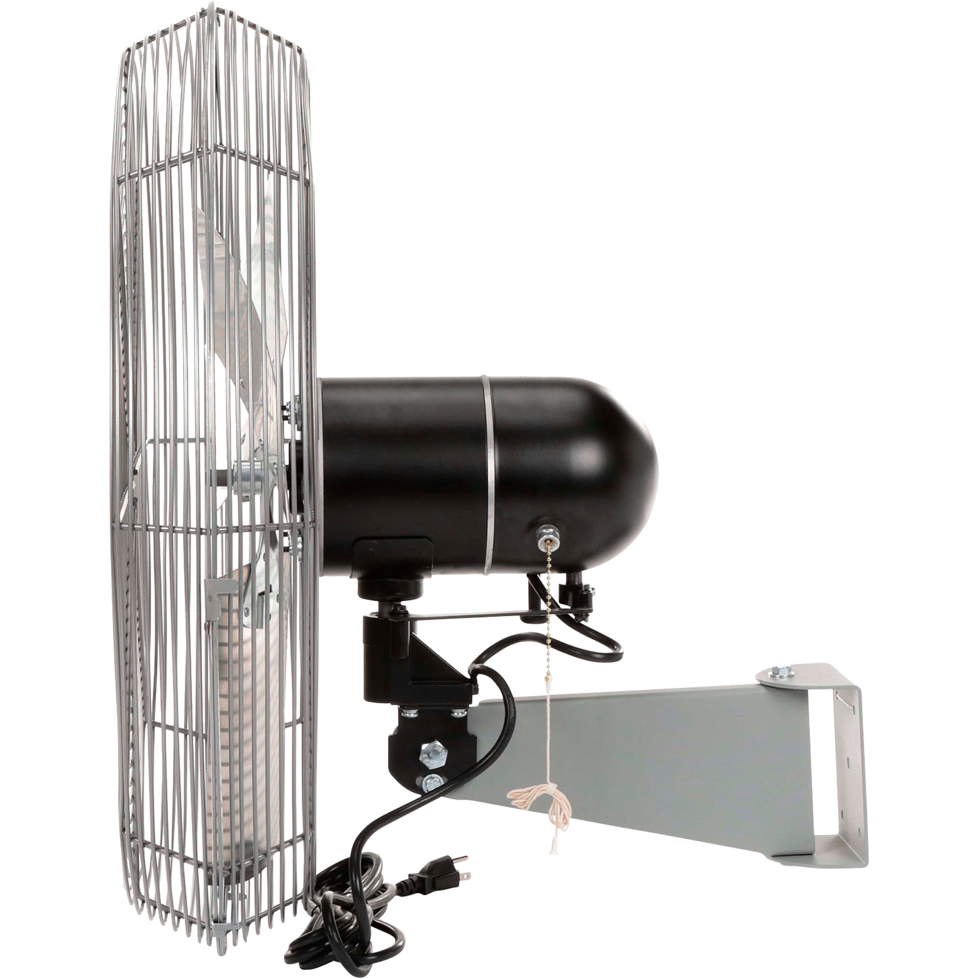 TPI Industrial Oscillating Wall-Mounted Fan — 24in., 6800 CFM, 1/4 HP ...
