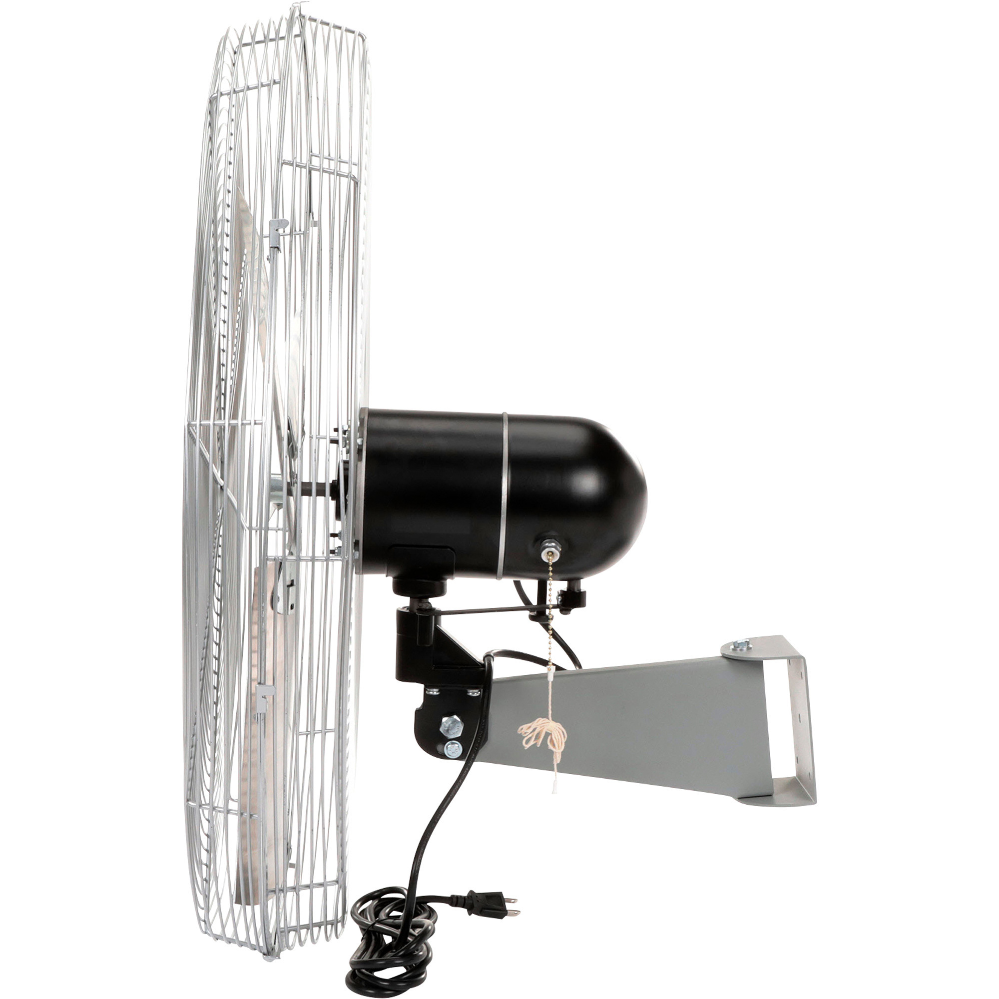 TPI Industrial Wall-Mount Oscillating Fan, 30in., 7900 CFM, 1/4 HP ...
