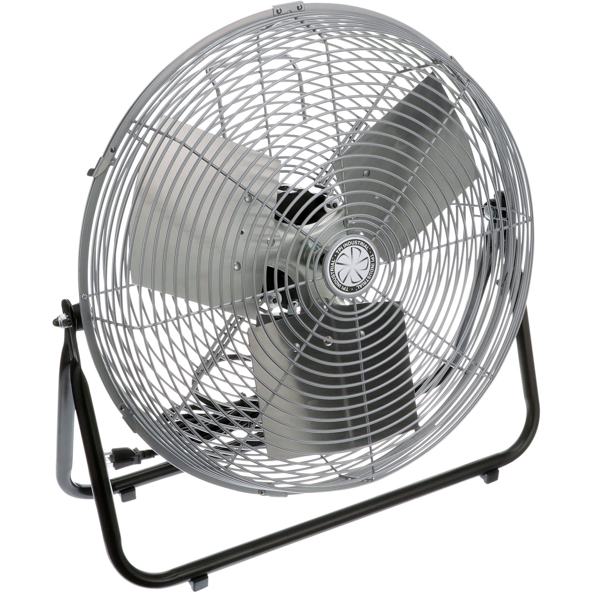 TPI Industrial Floor Fan - 18in. Diameter, 4600 CFM, 0.12 HP, 3-Speed ...