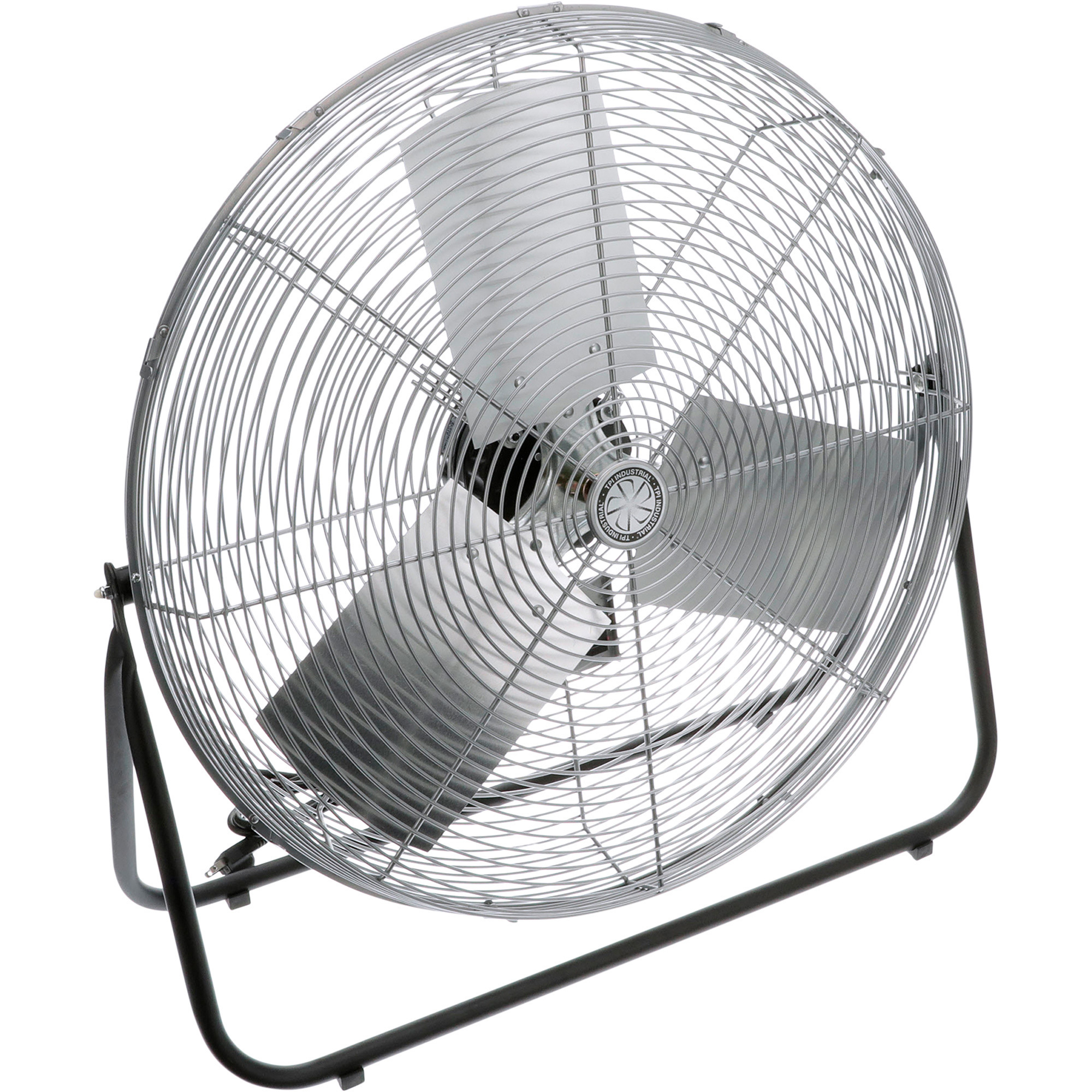 TPI Industrial Workstation Floor Fan, 24in., 1/8 HP, 5,850 CFM, Model ...