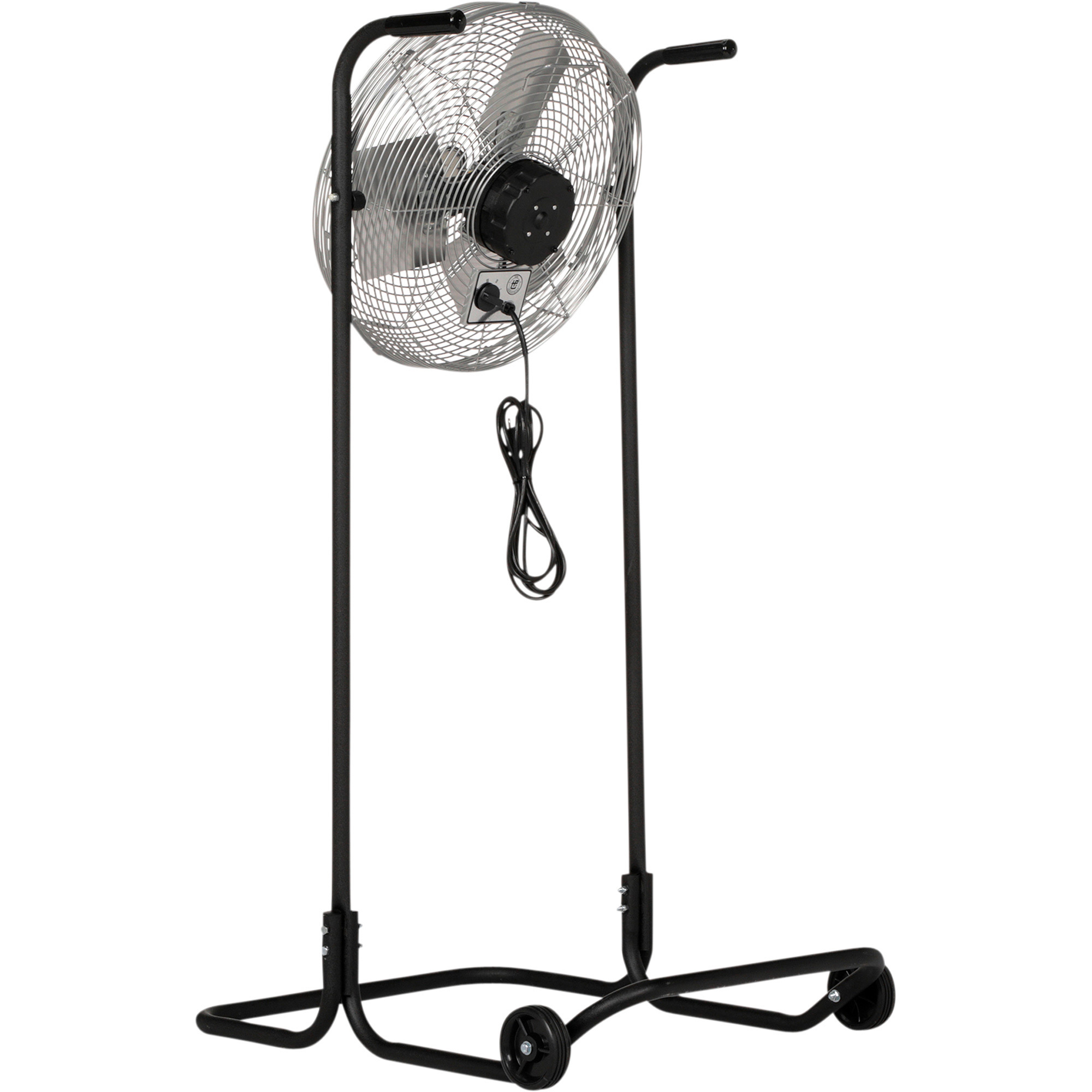 TPI Industrial High-Stand Workstation Floor Fan, 24in., 1/8 HP, 5,850 ...