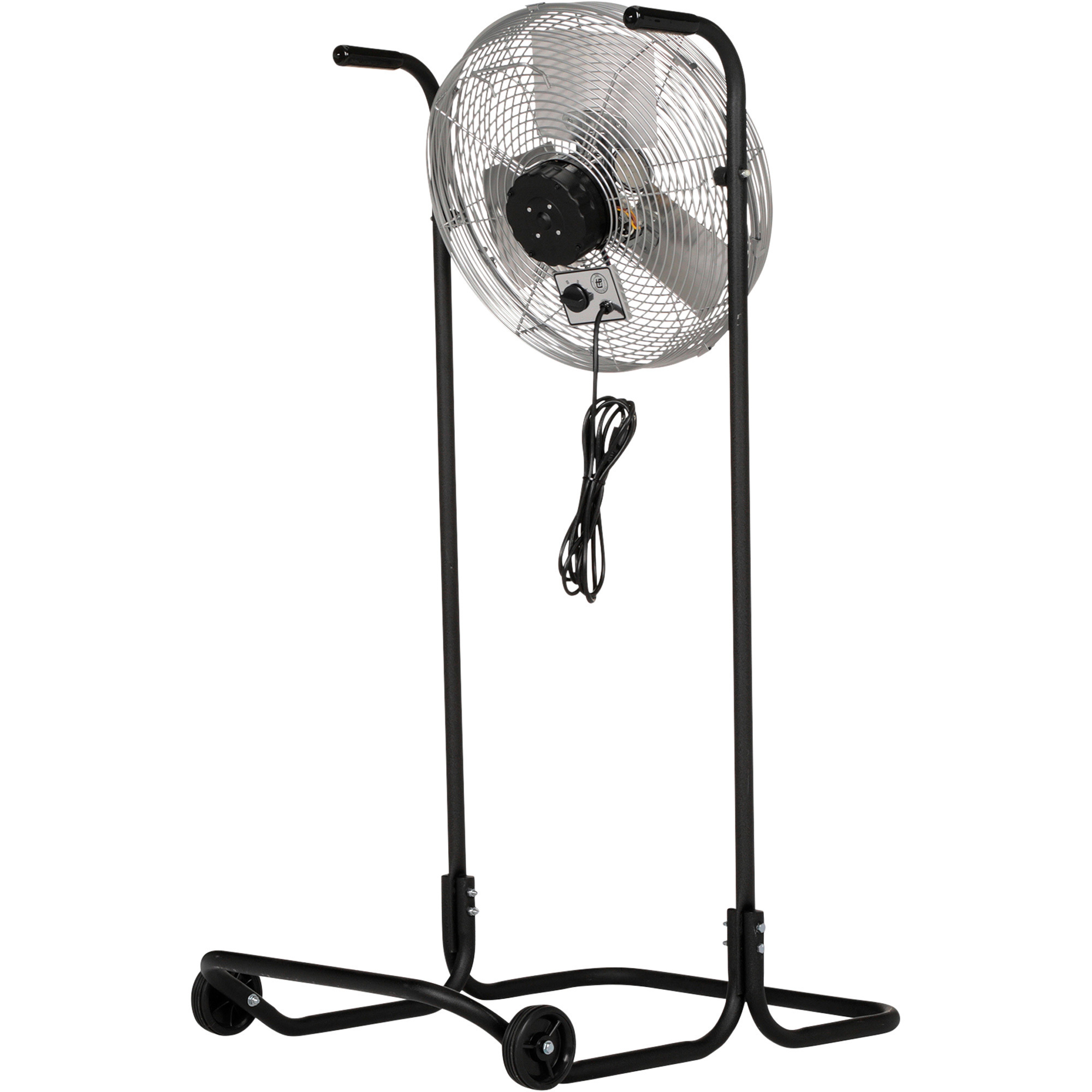 TPI Industrial High-Stand Workstation Floor Fan, 24in., 1/8 HP, 5,850 ...