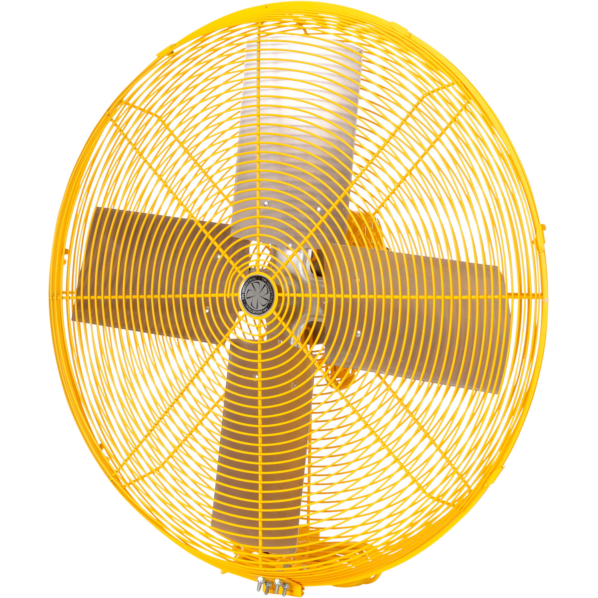 TPI Maximum-Duty Yellow Fan Head with Drop Cord, 30in., 9850 CFM, 1/2 ...