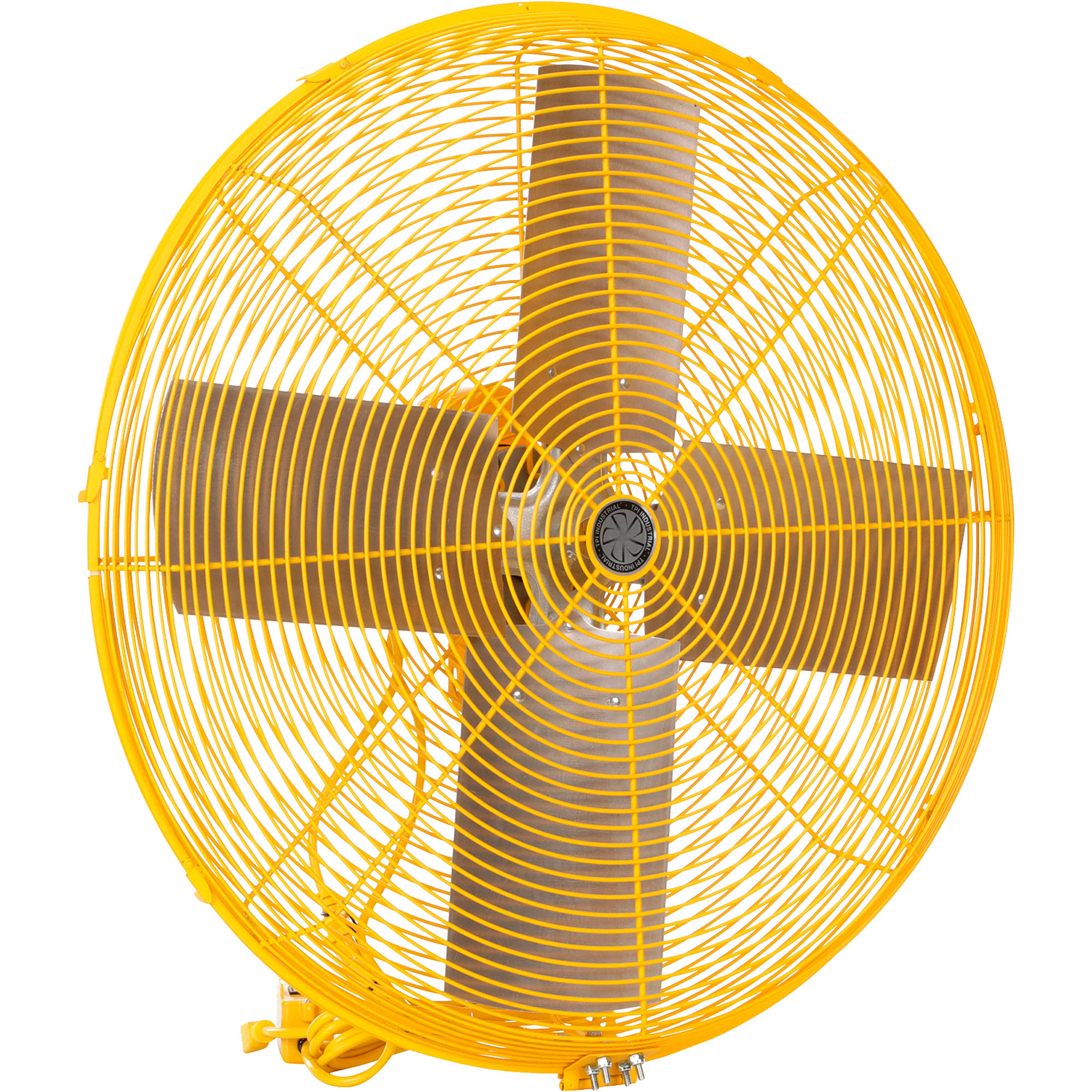 TPI Maximum-Duty Yellow Fan Head with Drop Cord, 30in., 9850 CFM, 1/2 ...