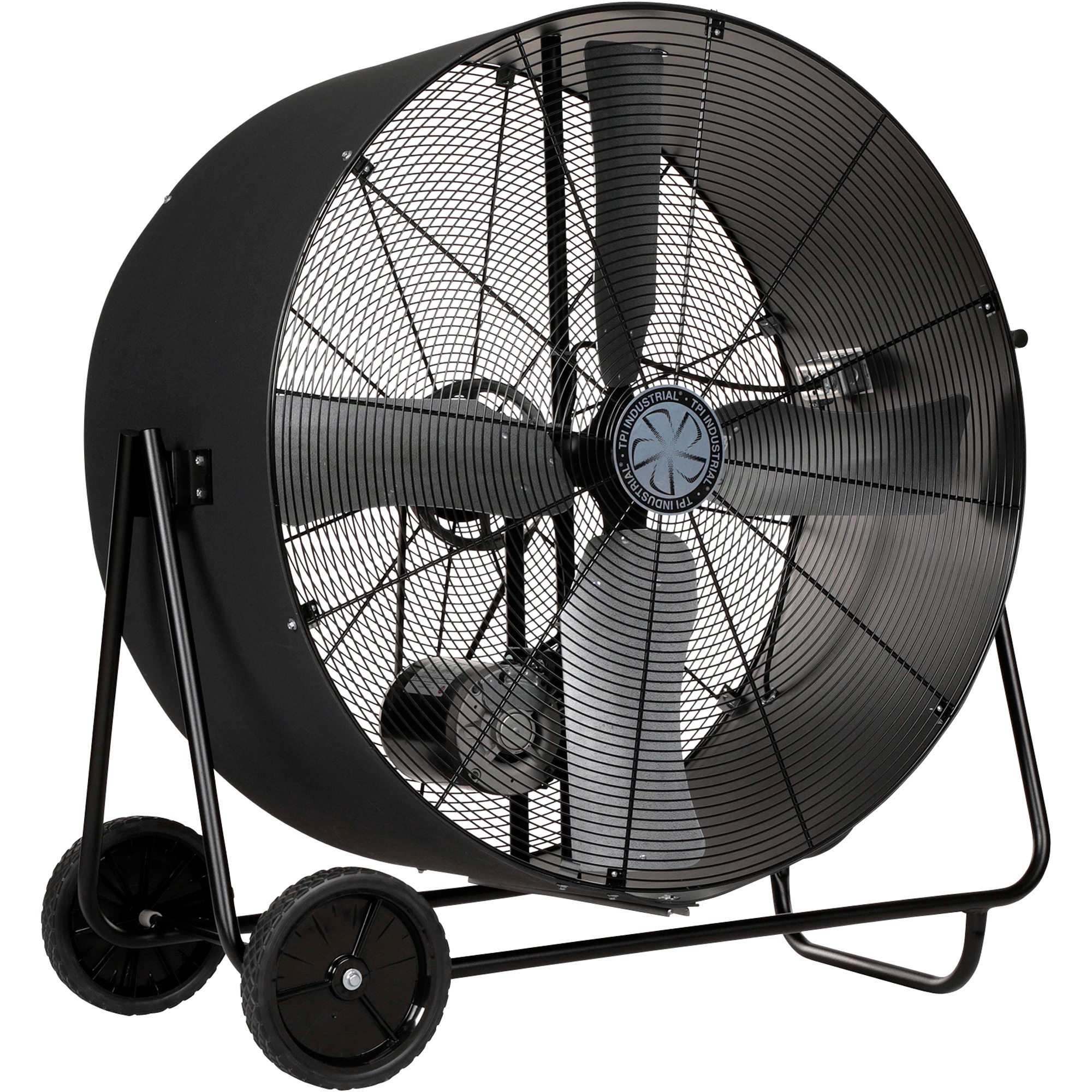 TPI Industrial Swivel Mount Drum Fan — 42in., 3/4 HP, 18,200 CFM, Model ...