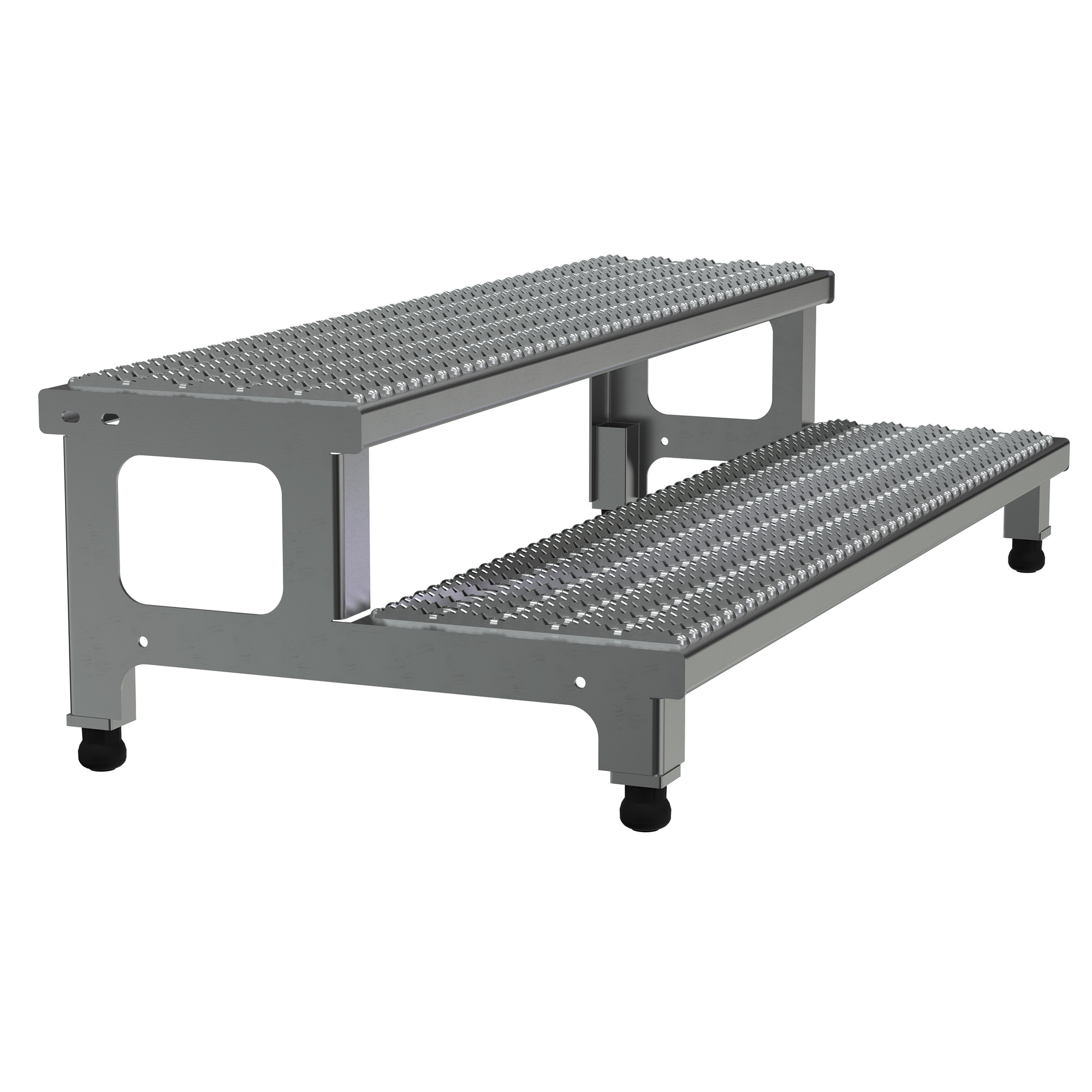 Vestil, Adjustable Step-Mate Stands, Capacity 500 lb, Material Aluminum ...