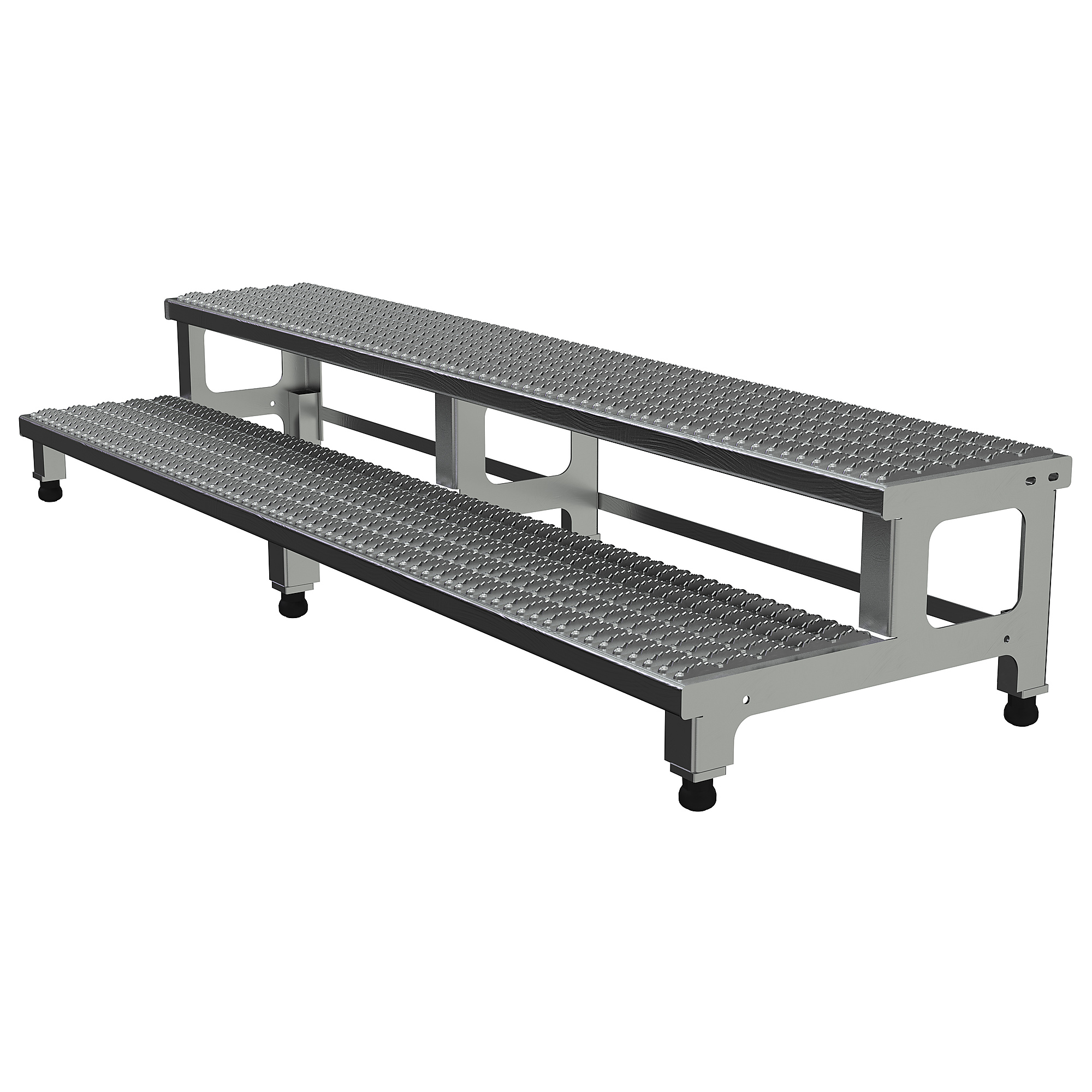 Vestil, Adjustable Step-Mate Stands, Capacity 500 lb, Material Aluminum ...