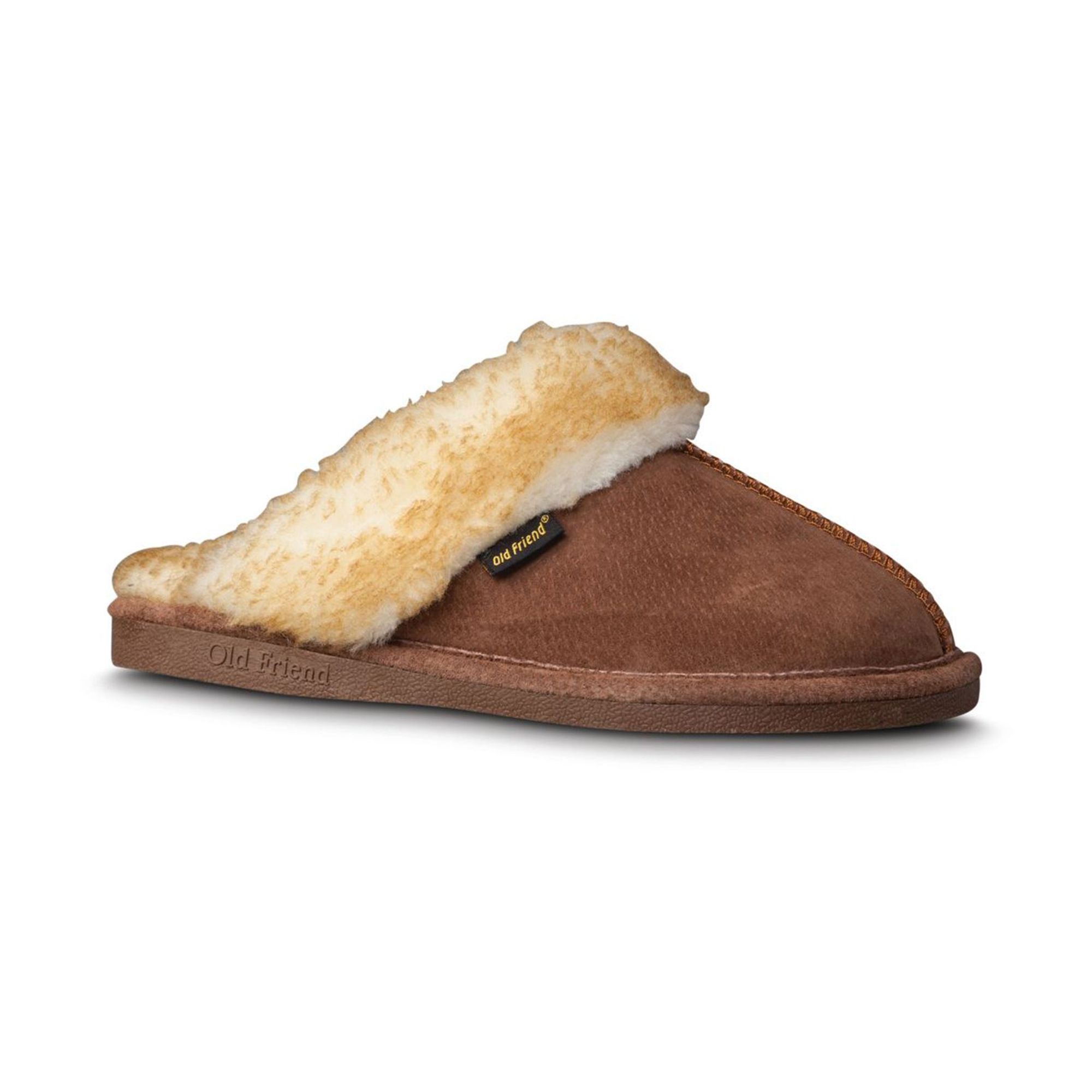 Old Friend Footwear, Women's Buffy Slip on Slipper, Size 6, Width ...