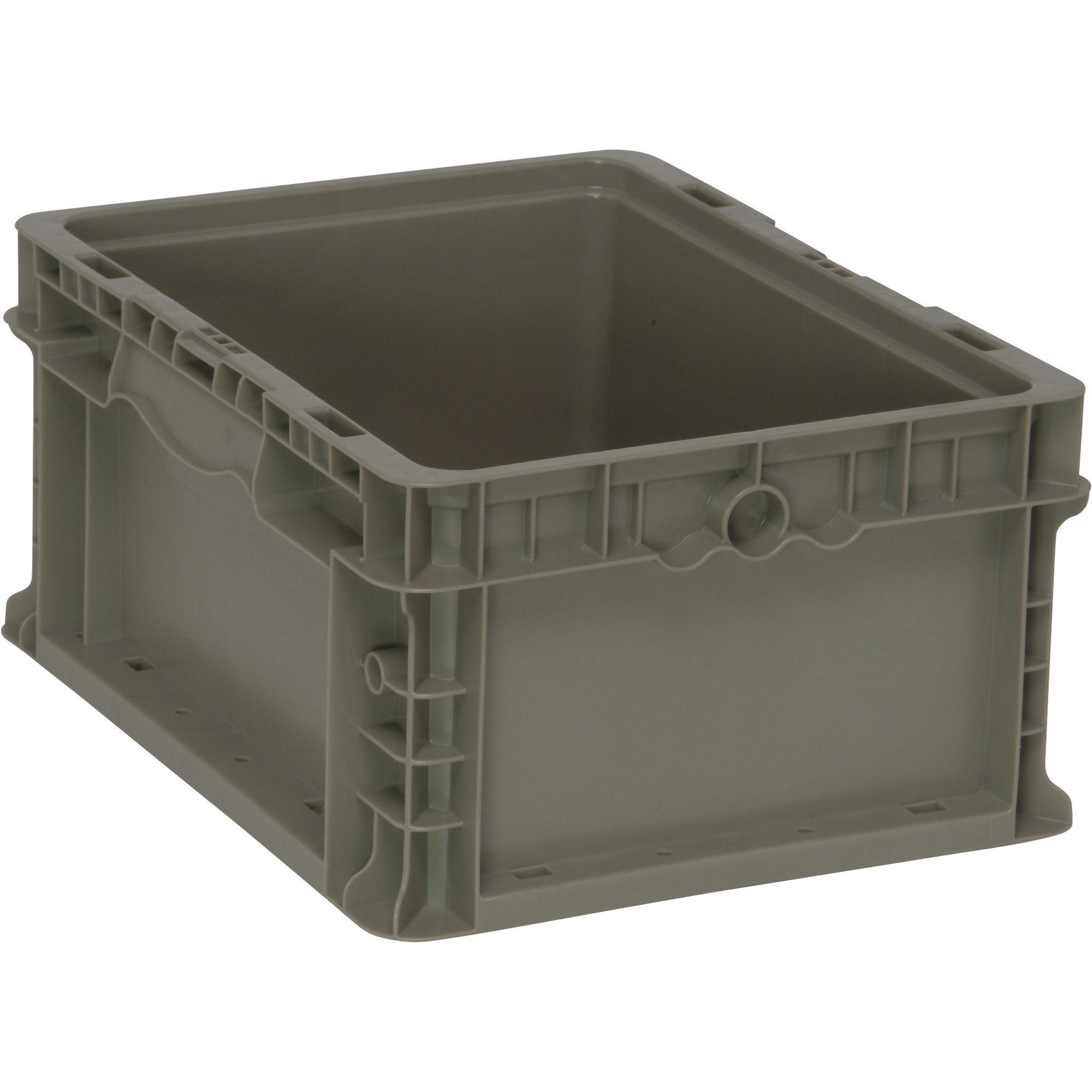 Quantum Straight Wall Container, 12in.L x 15in.W x 8in.H, Model ...