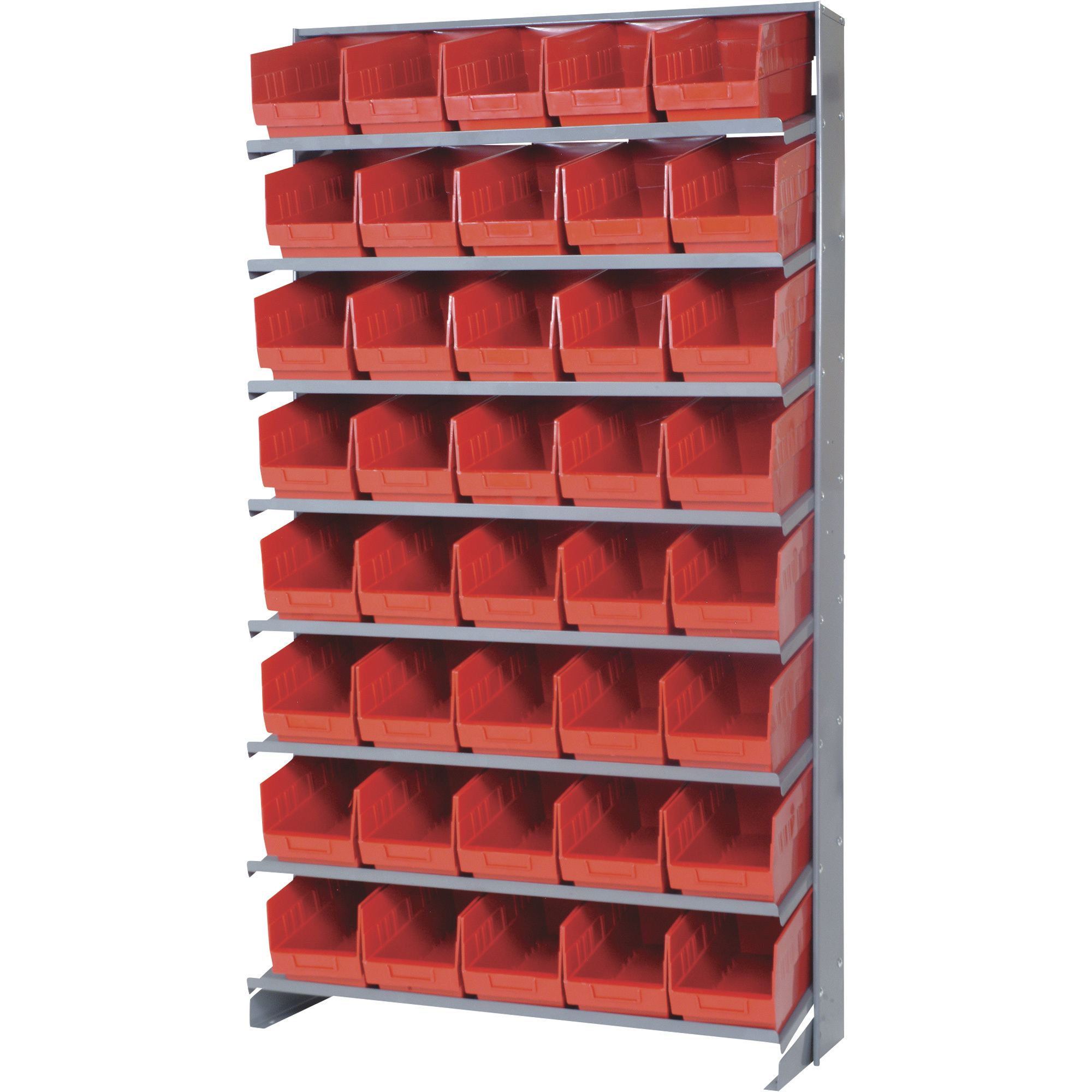Quantum Storage Store-More Single Side Sloped Shelving Unit With 40 ...