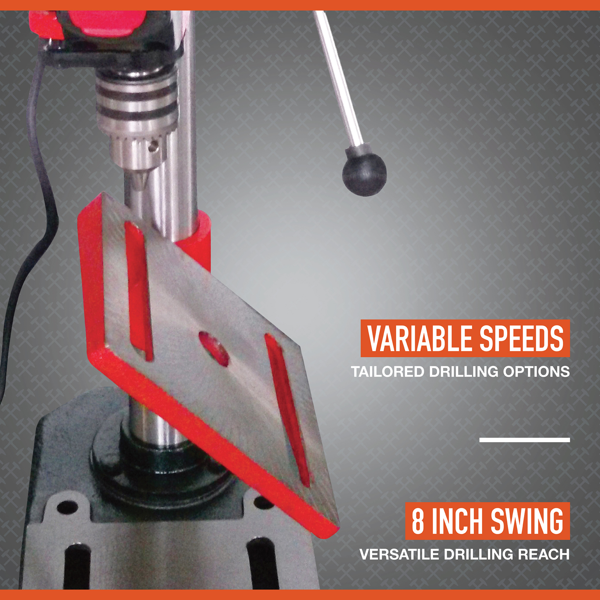 Ironton 8in. Benchtop Drill Press, 8in., 1/3 HP, 5 Speeds | Northern Tool