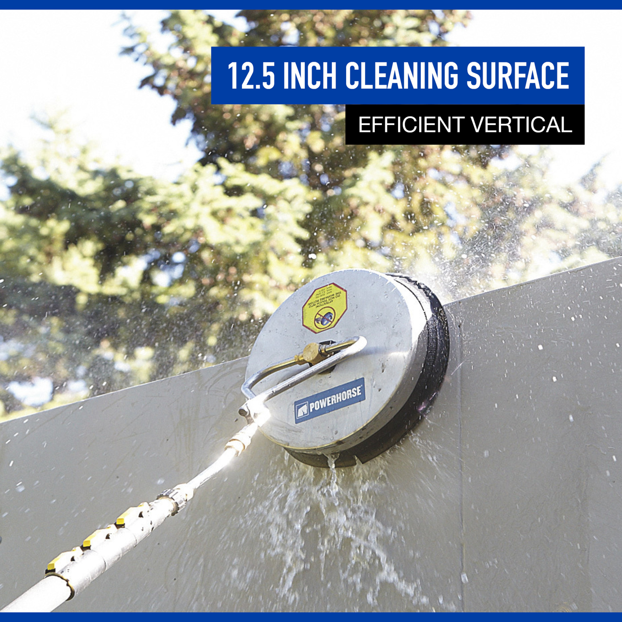 Powerhorse Wall Pressure Washer Surface Cleaner, 12.5in. Dia., 3000 PSI ...