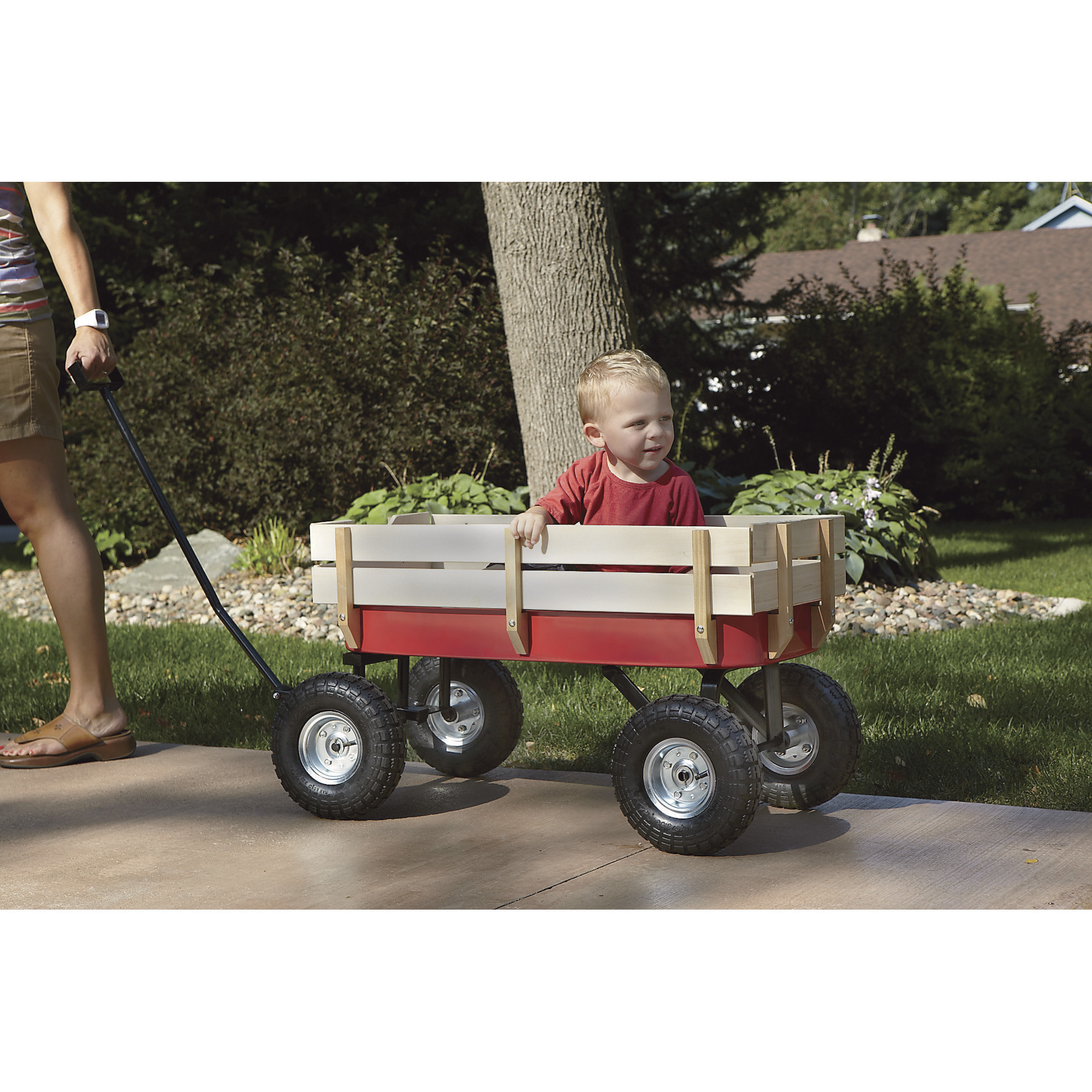 All-Terrain Red Wagon, 220-Lb. Capacity | Northern Tool