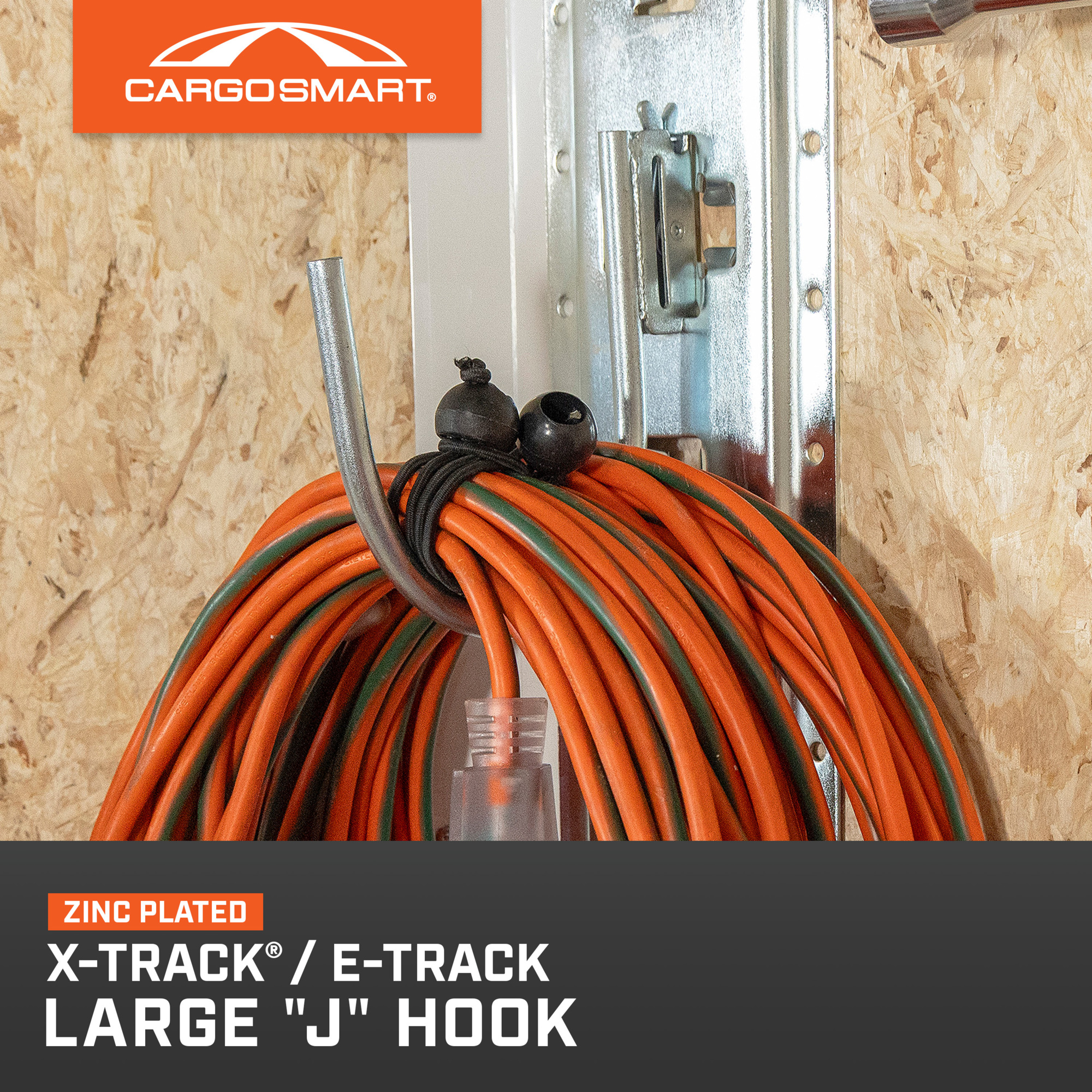 CargoSmart Large J-Hook, For E-Track and X-Track | Northern Tool