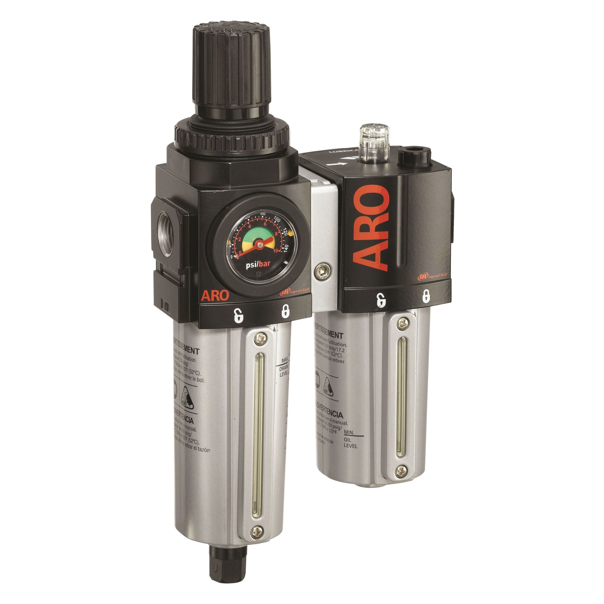 ARO Ingersoll Rand, 3/8in. Combination FRL 2000 Series, Model# C38331 ...