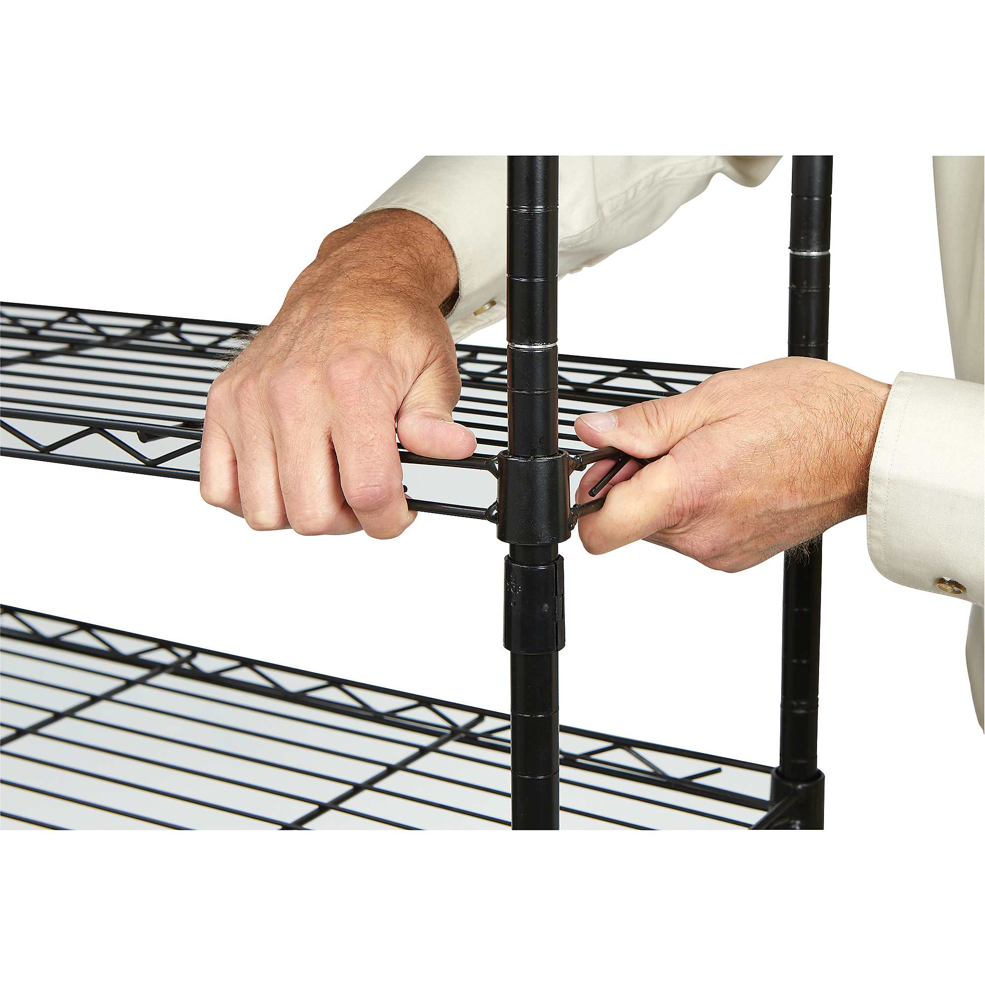 Strongway 12-Tier Single-Sided 66-Bin Wire Shelving Rack, 39-1/2in.W x ...